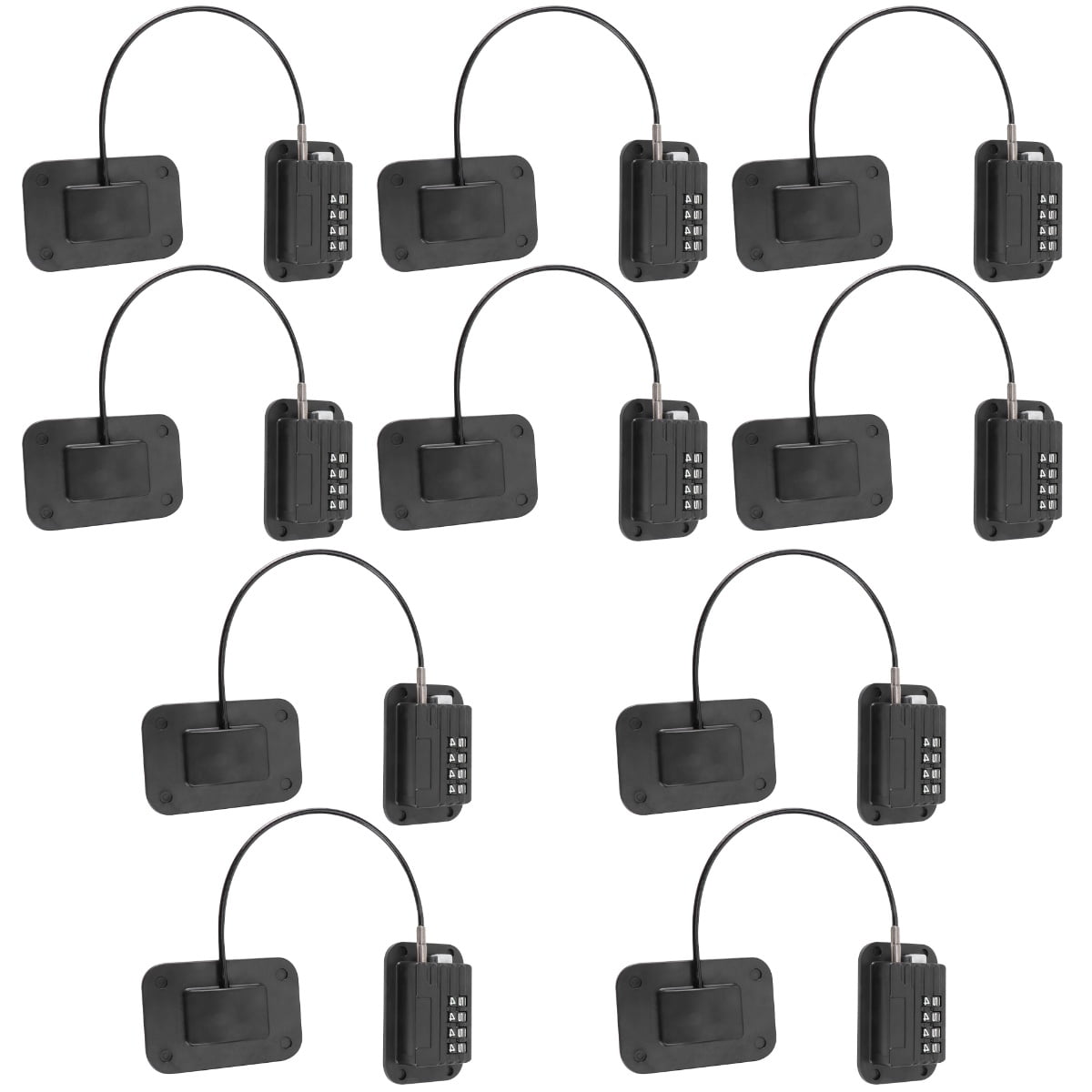 WORGEOUS 10 Sets Childproof Refrigerator Lock Safety Fridge Locks for ...