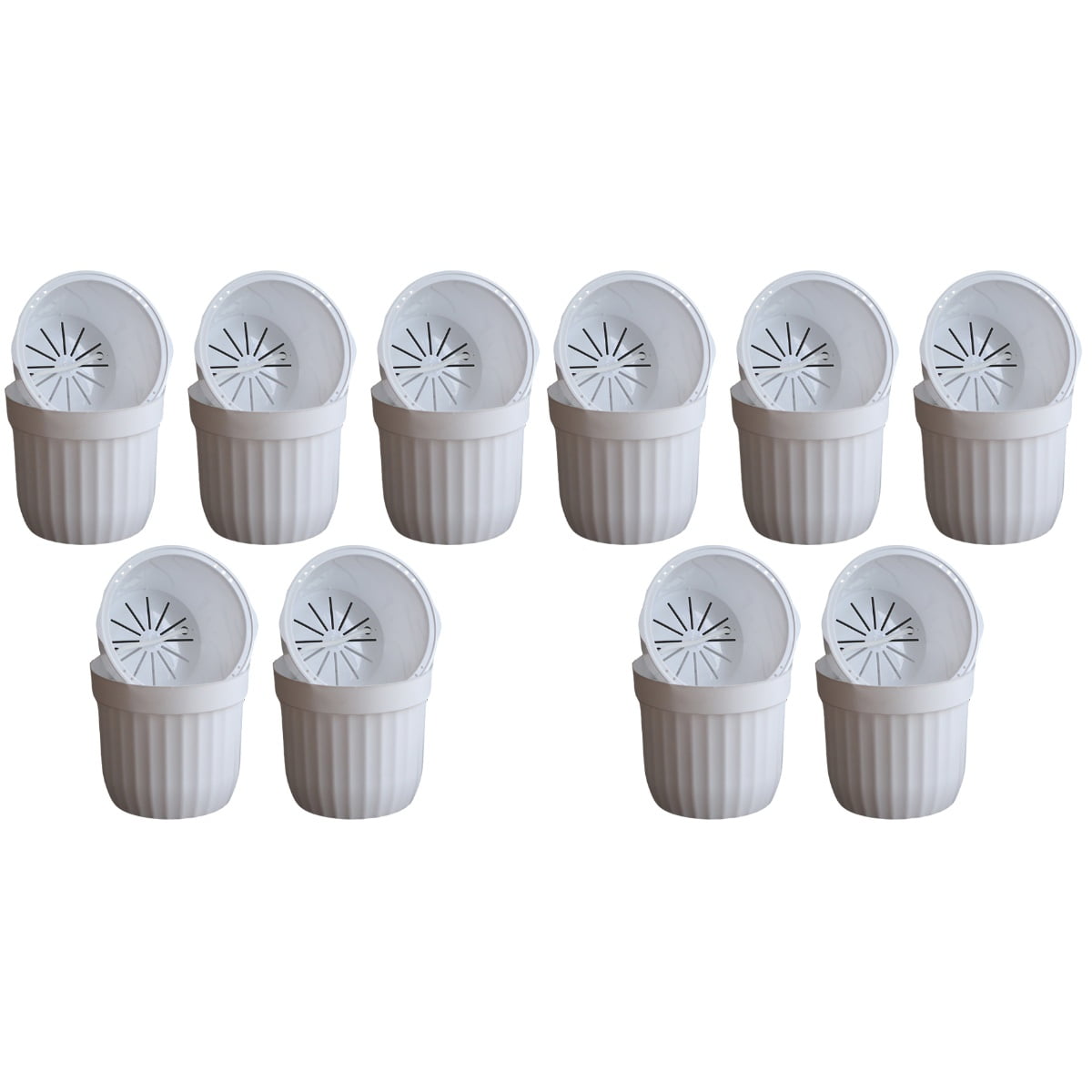 WORGEOUS 10 Sets Self Watering Flower Pot Automatic Watering Planter ...