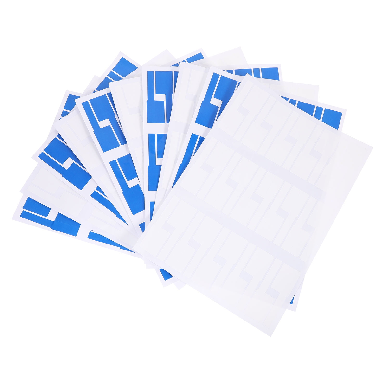 WORGEOUS 10 Sheets Cable Label Power Wire Labels Tags Tape Waterproof ...