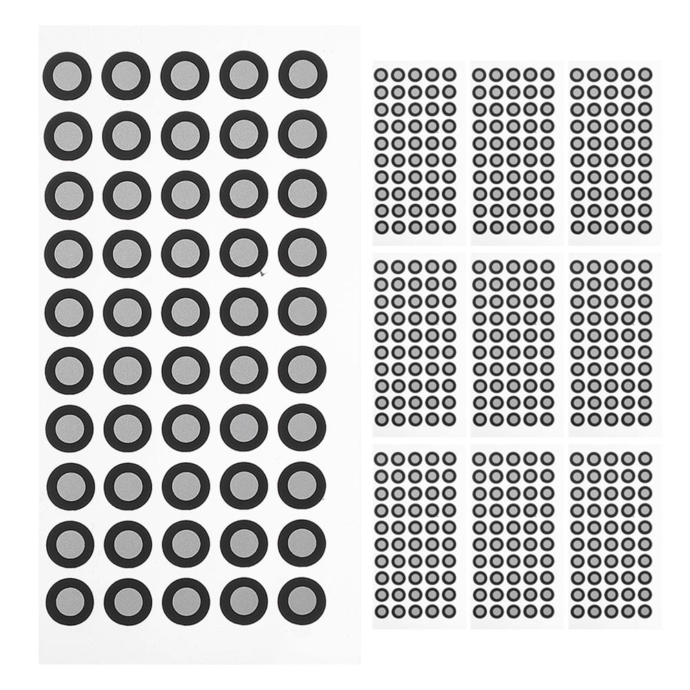 WORGEOUS 10 Sheets Reference Marker Point Reflective Film Marking ...