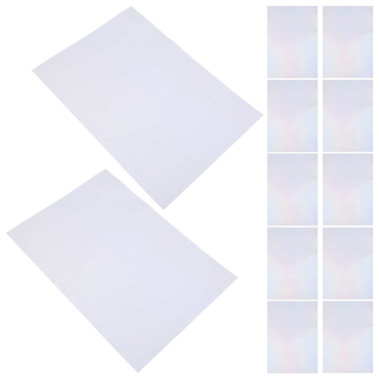 WORGEOUS 10 Sheets of Holographic Sticker Sheet Holographic Colorful ...