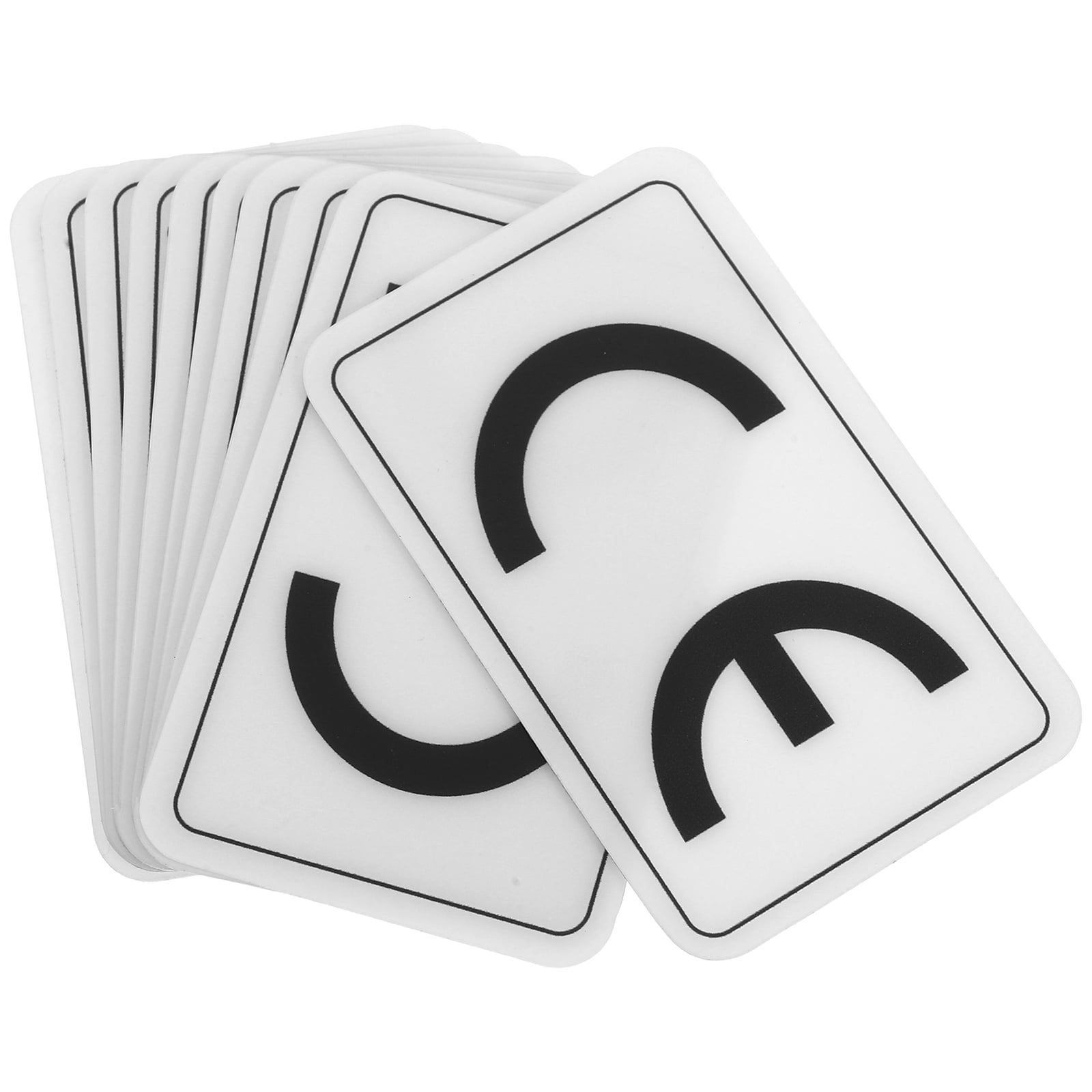 WORGEOUS 10 Vanadium Steel Adapter Anti-slip Sticker Warning Stickers ...