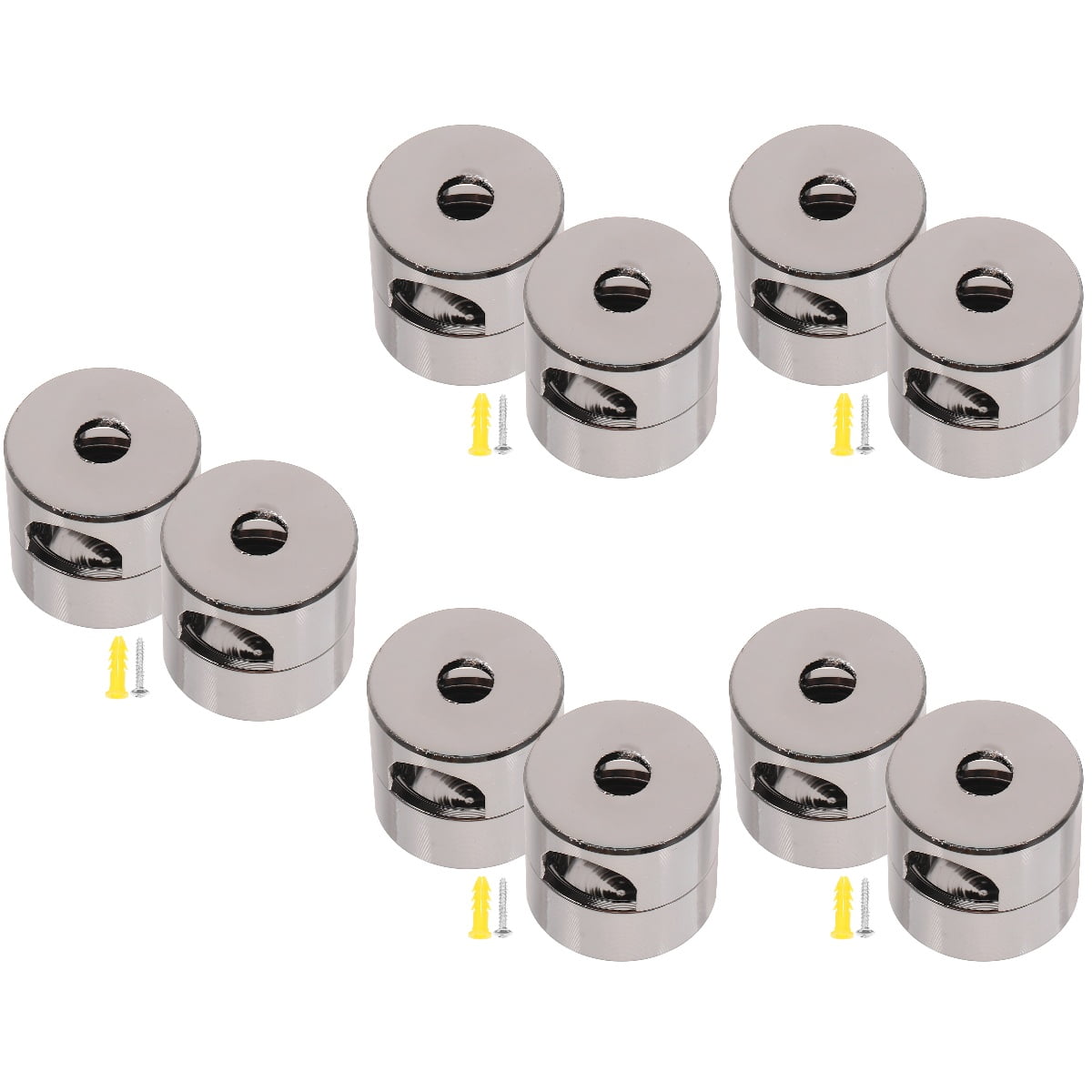 WORGEOUS 10 pcs Electrical Cord Swag Hooks Ceiling Hanging Lights Hooks ...