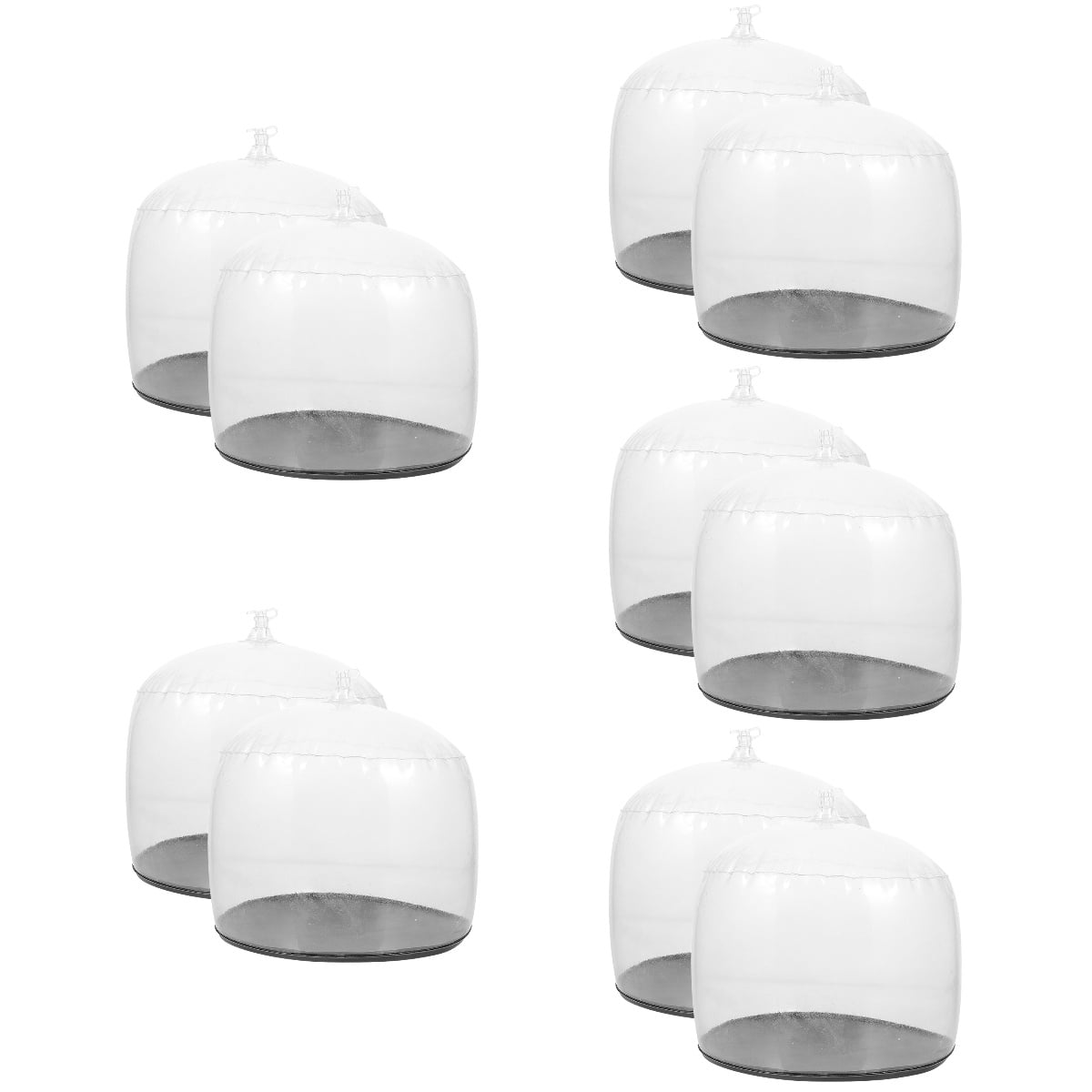 WORGEOUS 10 pcs Hat Display Racks Caps Stand Desktop Inflatable Caps ...