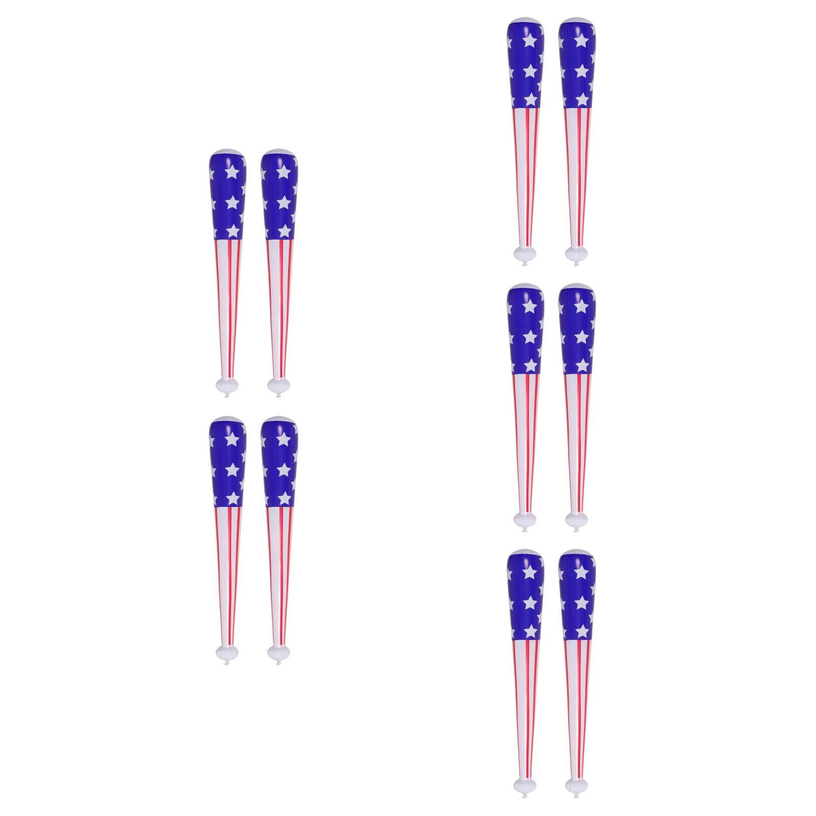 WORGEOUS 10 pcs Inflatable Baseball Bats Inflatable Bat Party Favor ...