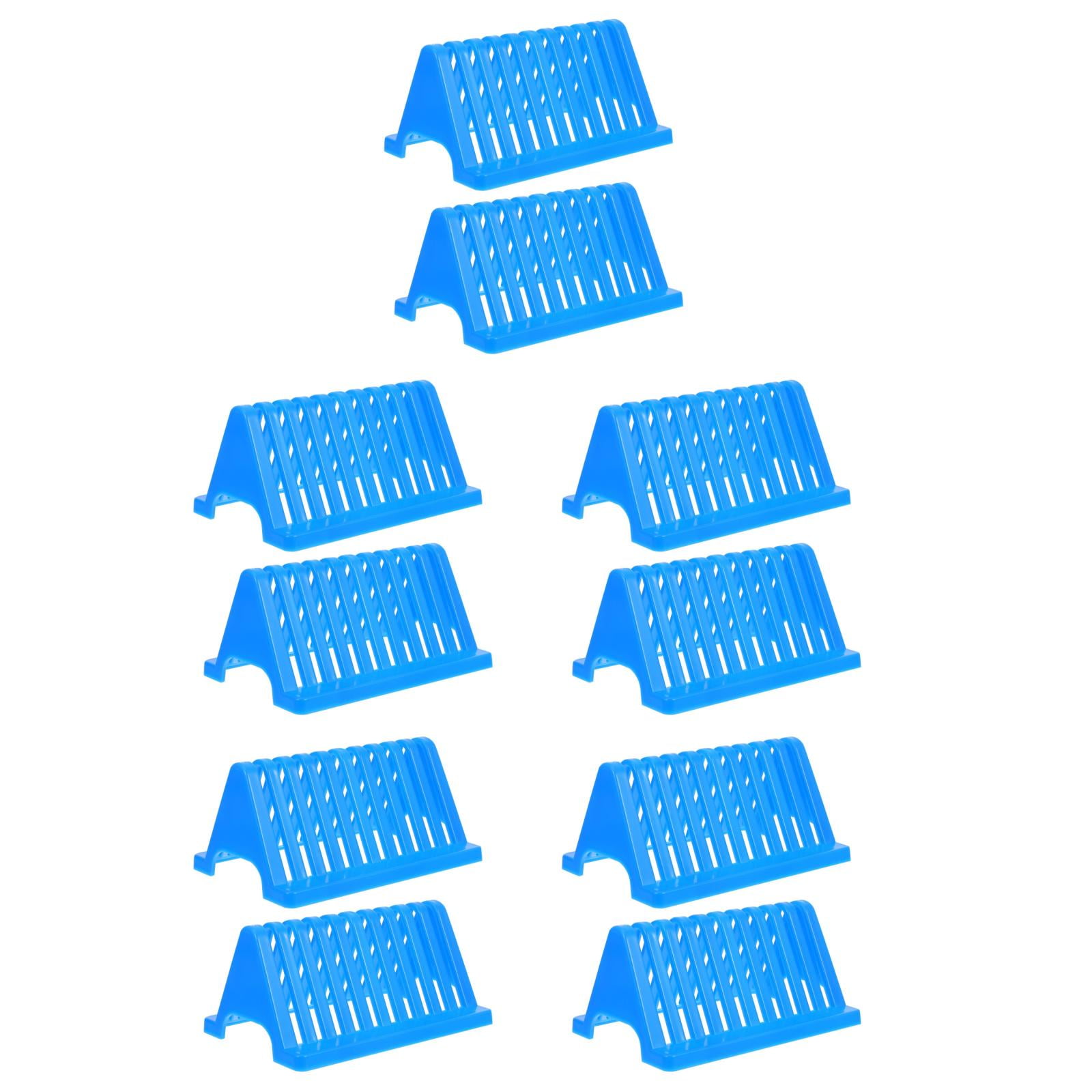 WORGEOUS 10 pcs Microscope Slides Rack Plastic Drying Rack For Lab ...