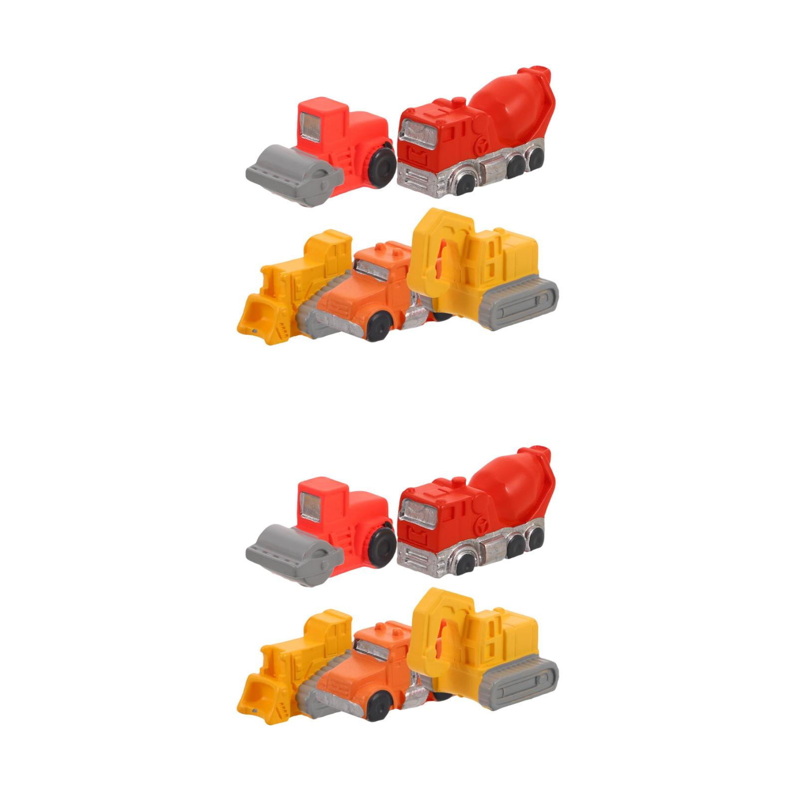 WORGEOUS 10 pcs Mini Engineering Toys Tiny Construction Vehicles Toys ...