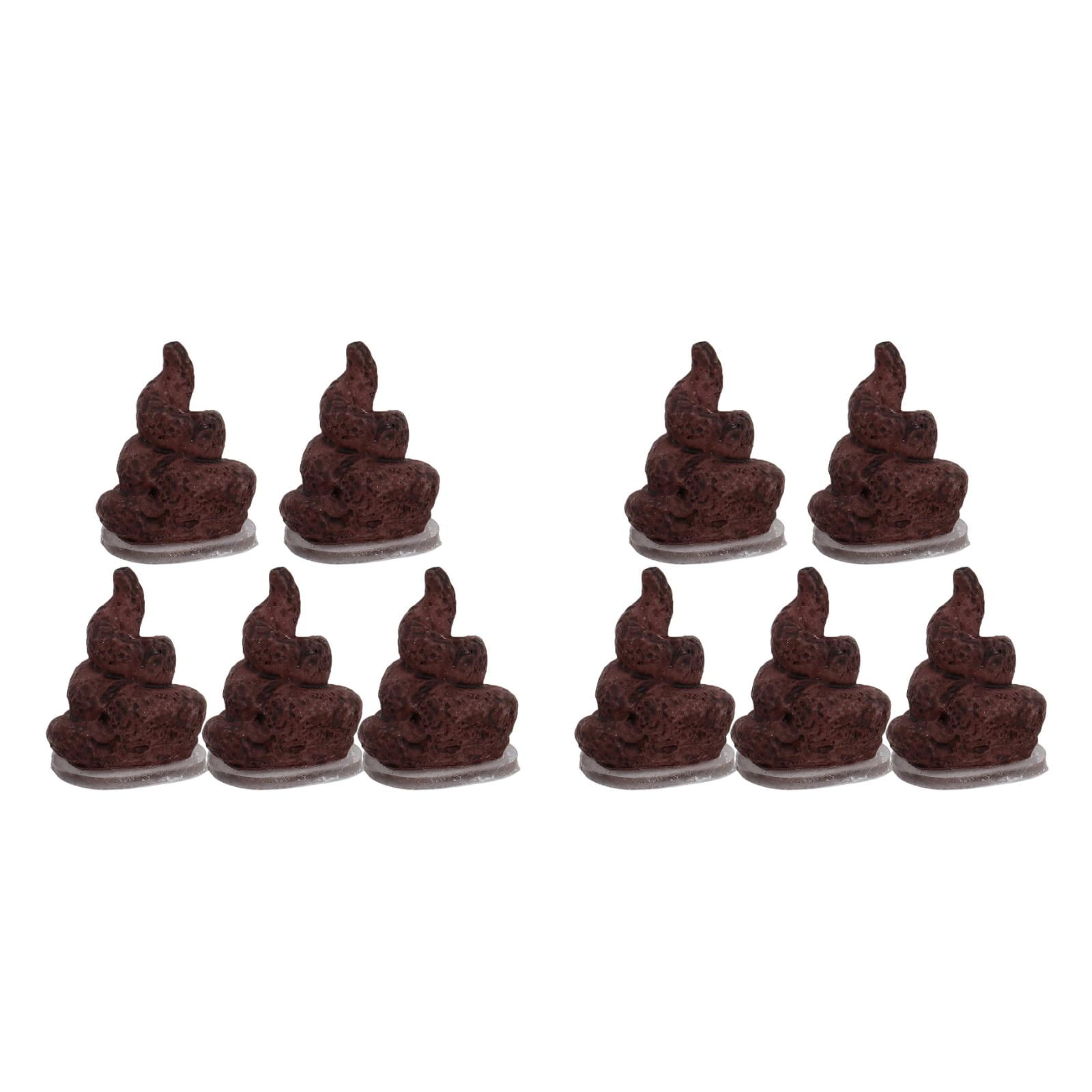 WORGEOUS 10 pcs Mini Realistic Fake Poop Micro Landscape Poop Dollhouse ...