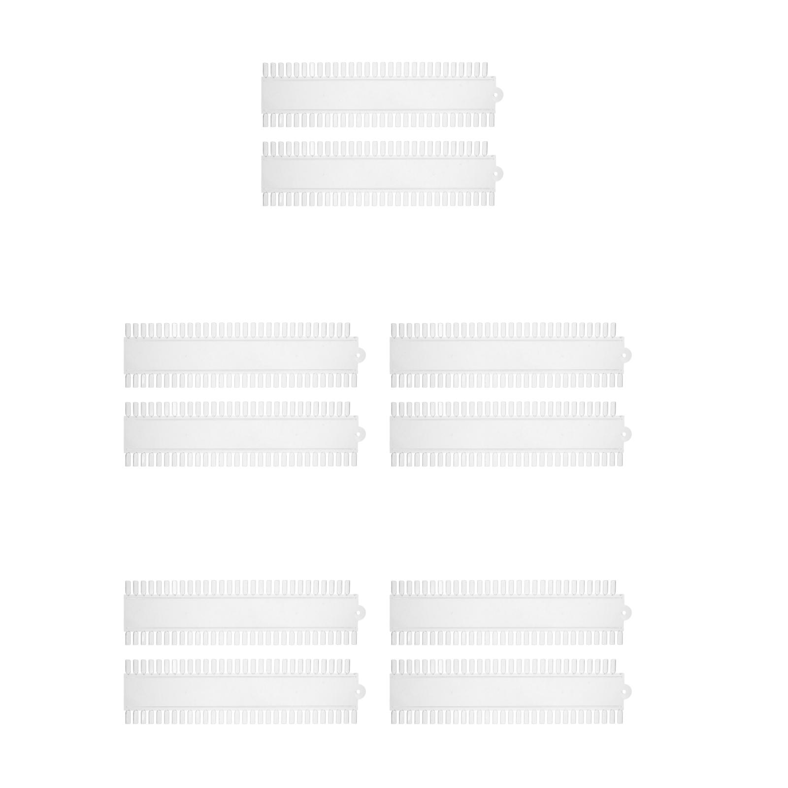 WORGEOUS 10 pcs Nail Tip Display Board Double Layer 60 Tip Fingernail ...