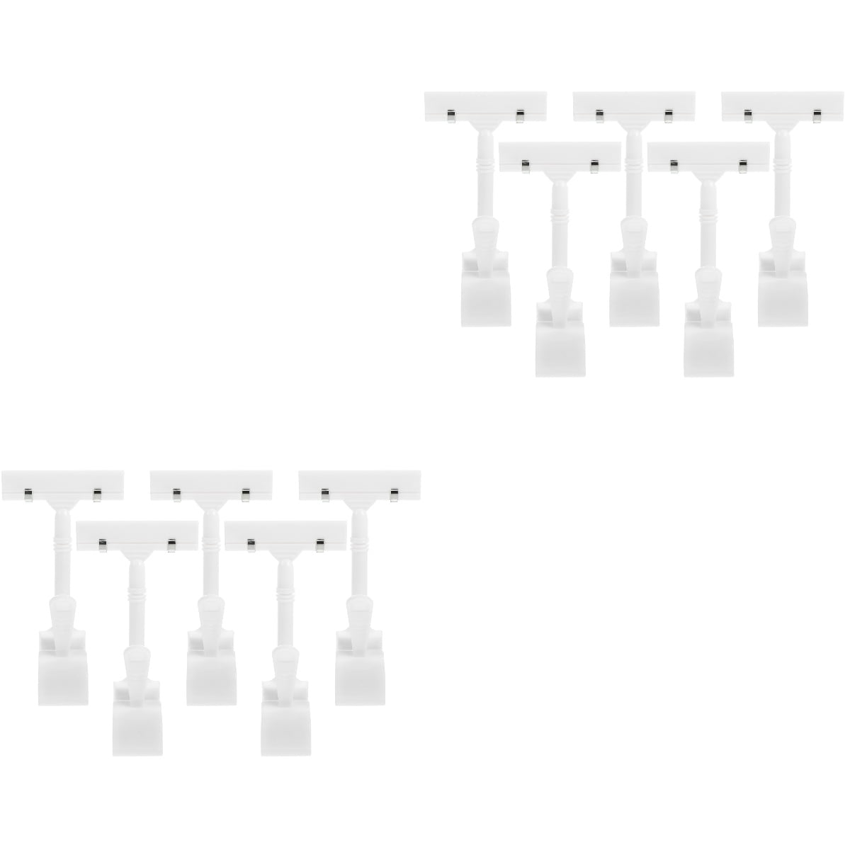 WORGEOUS 10 pcs Plastic Sign Holder Advertising Display Clip Label ...