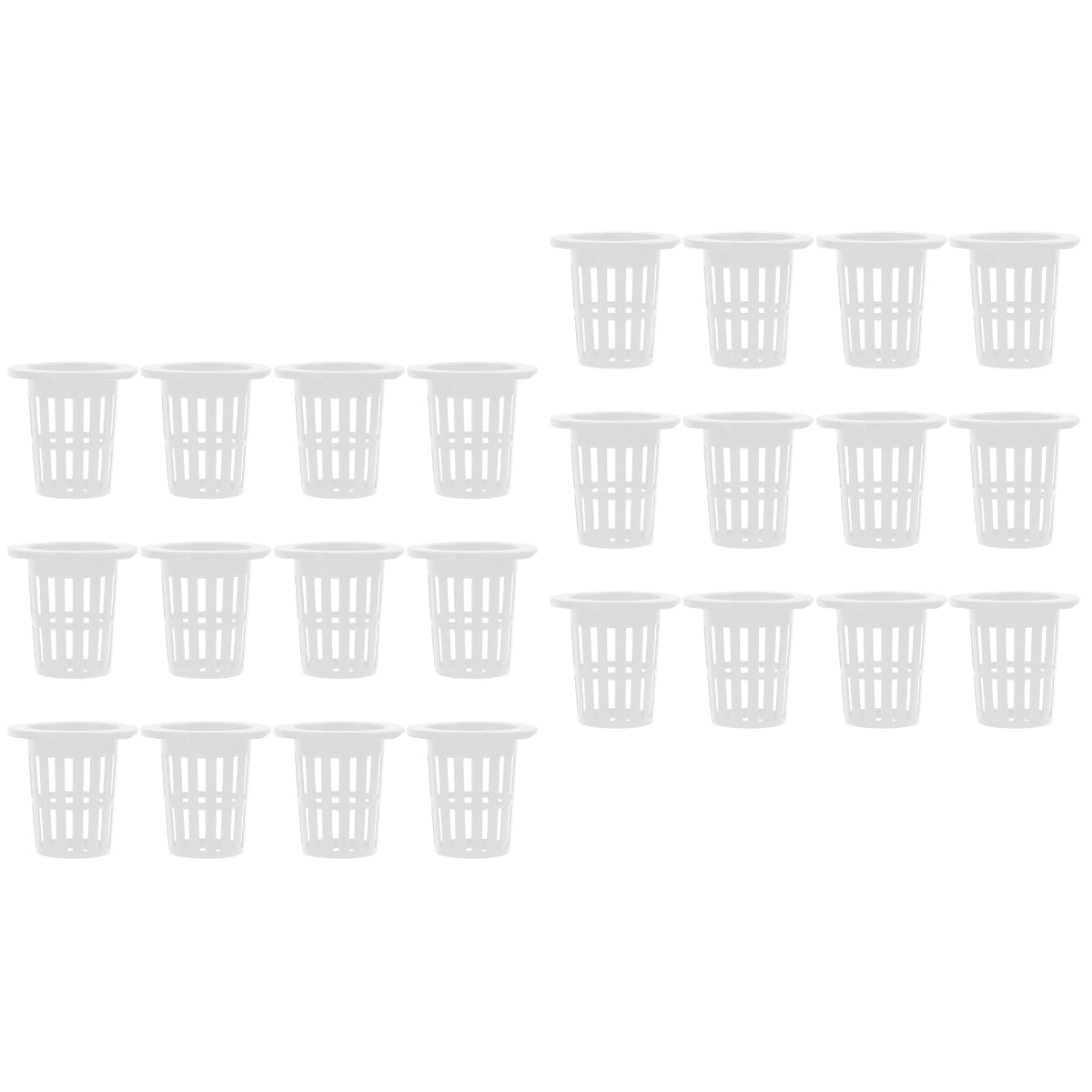 WORGEOUS 100 PCS 2. 75 Inch Garden Net Cup Pots Hydroponics Net Pot ...