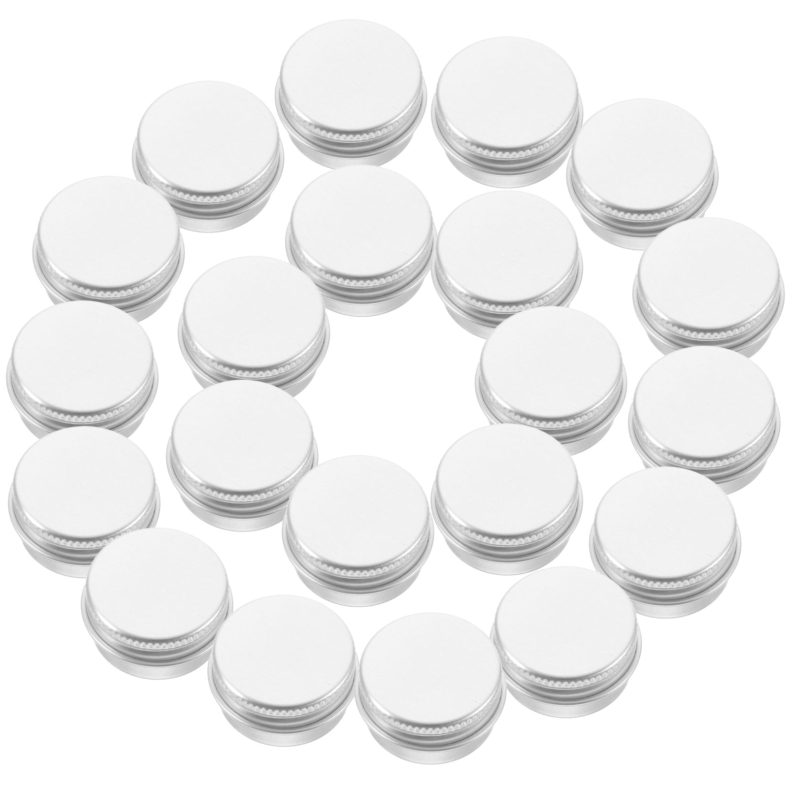 WORGEOUS 100 Pcs Aluminum Sample Cases Eye Sample Case Sample Box Empty ...