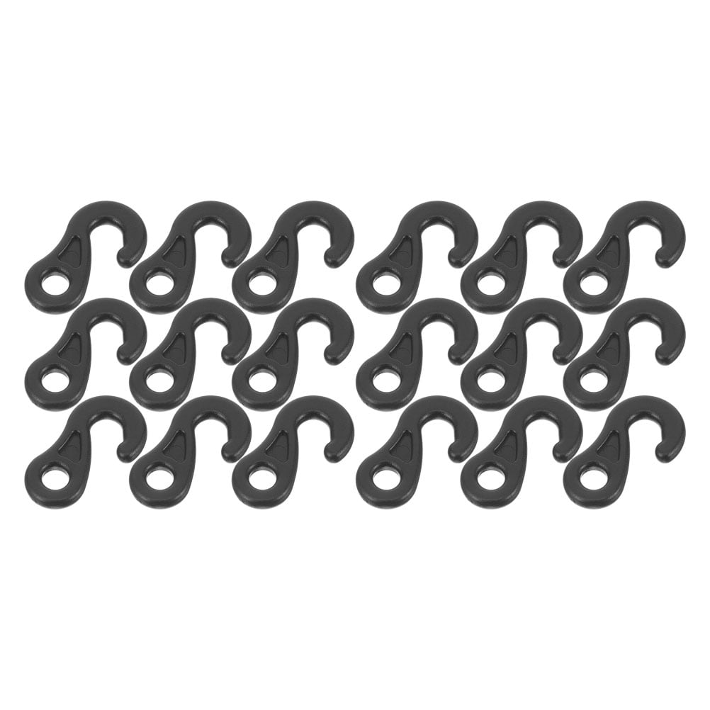 WORGEOUS 100 Pcs Bungee Shock Cord Hooks Adjustable Cords with Travel ...