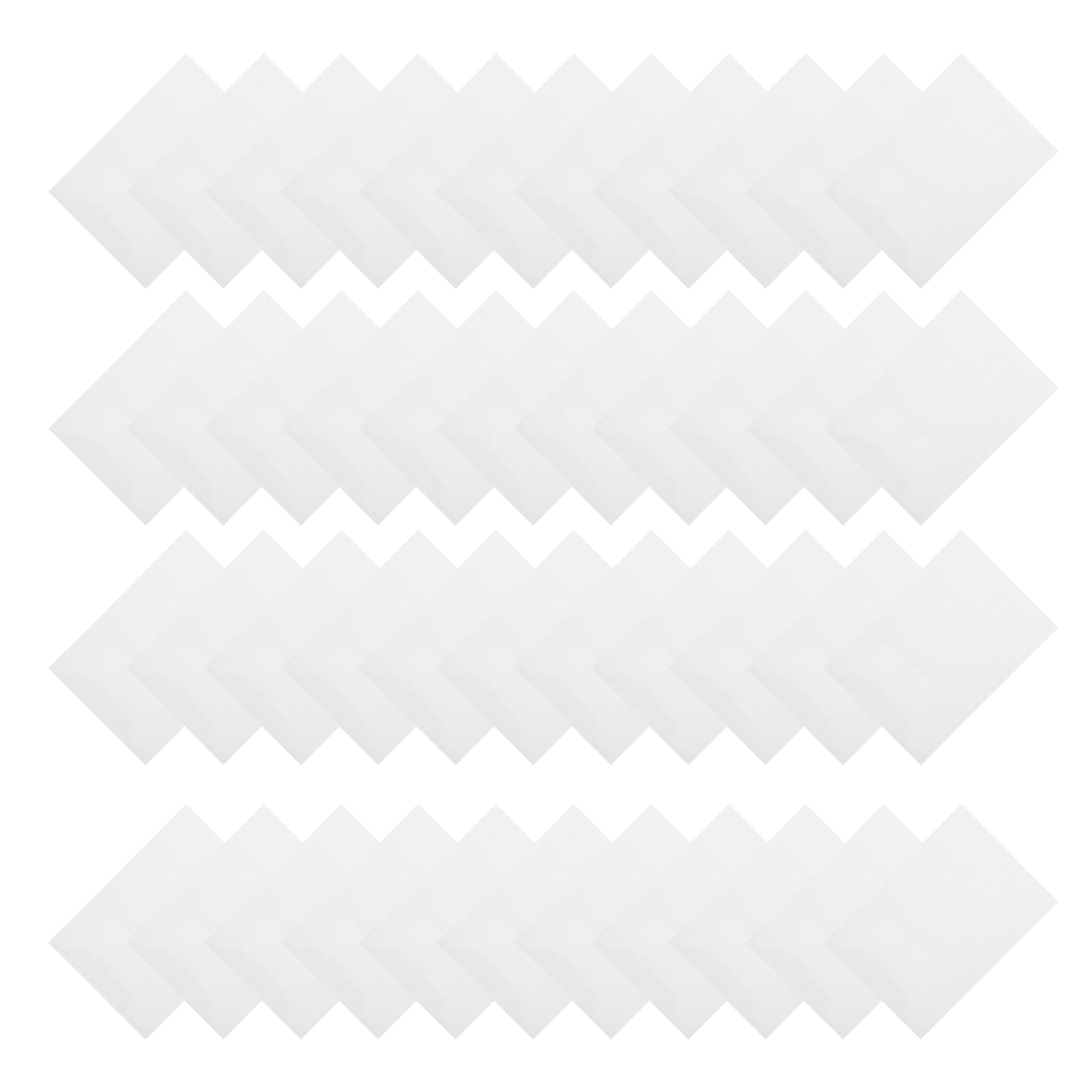 WORGEOUS 100 Pcs Lamination Paper Adhesive-backed Plastic Films ...