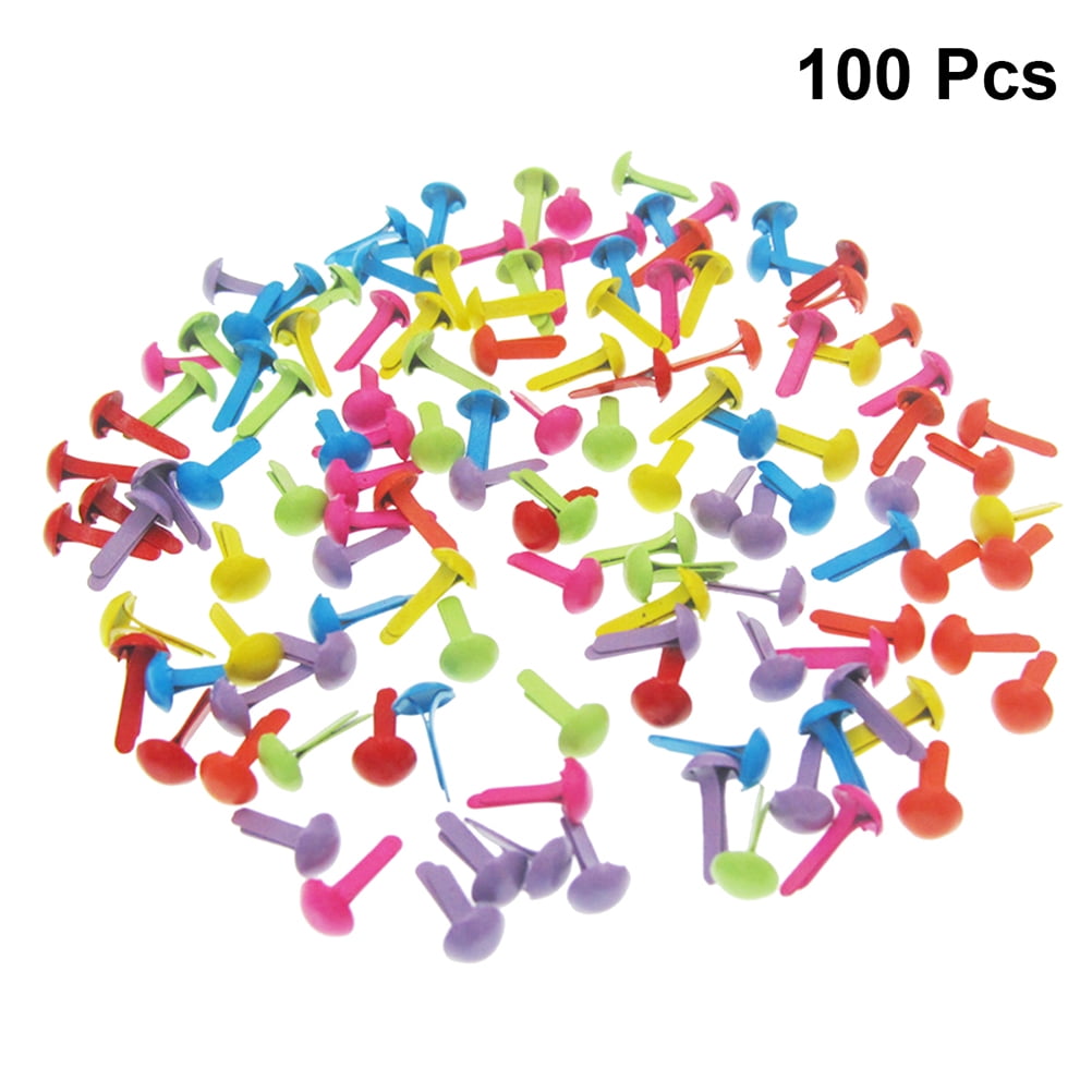 WORGEOUS 100 Pcs Rhinestone Stickers Fasteners Crafts for Kids Arts and ...