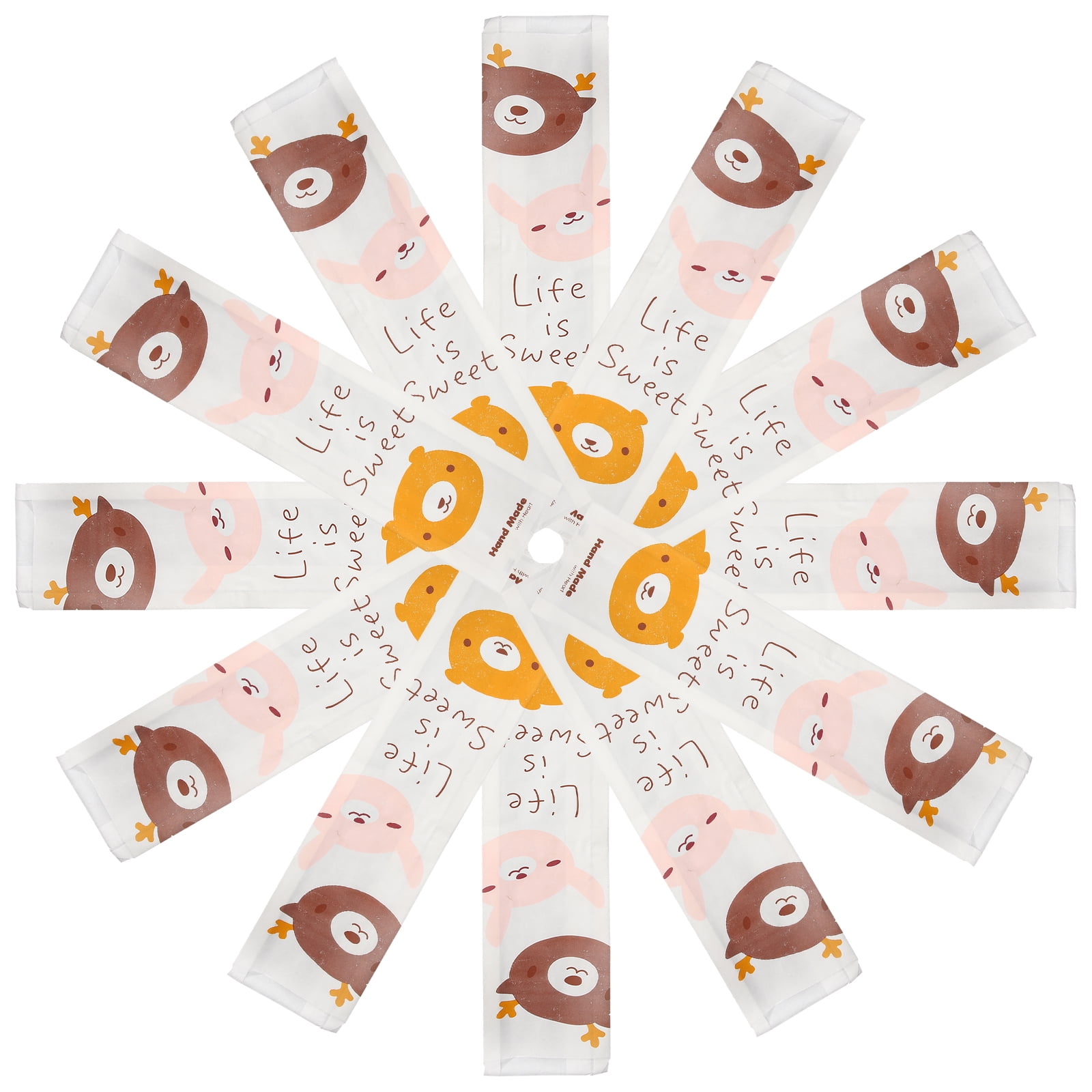 WORGEOUS 100 Pcs Storage Bins with Lids Baguette Bread Wrapping ...