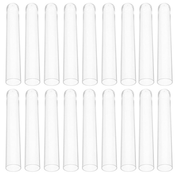 WORGEOUS 100 Pcs Transparent Test Tubes Shot for Alcohol Apothecary ...