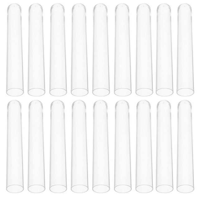 WORGEOUS 100 Pcs Transparent Test Tubes Shot for Alcohol Apothecary ...
