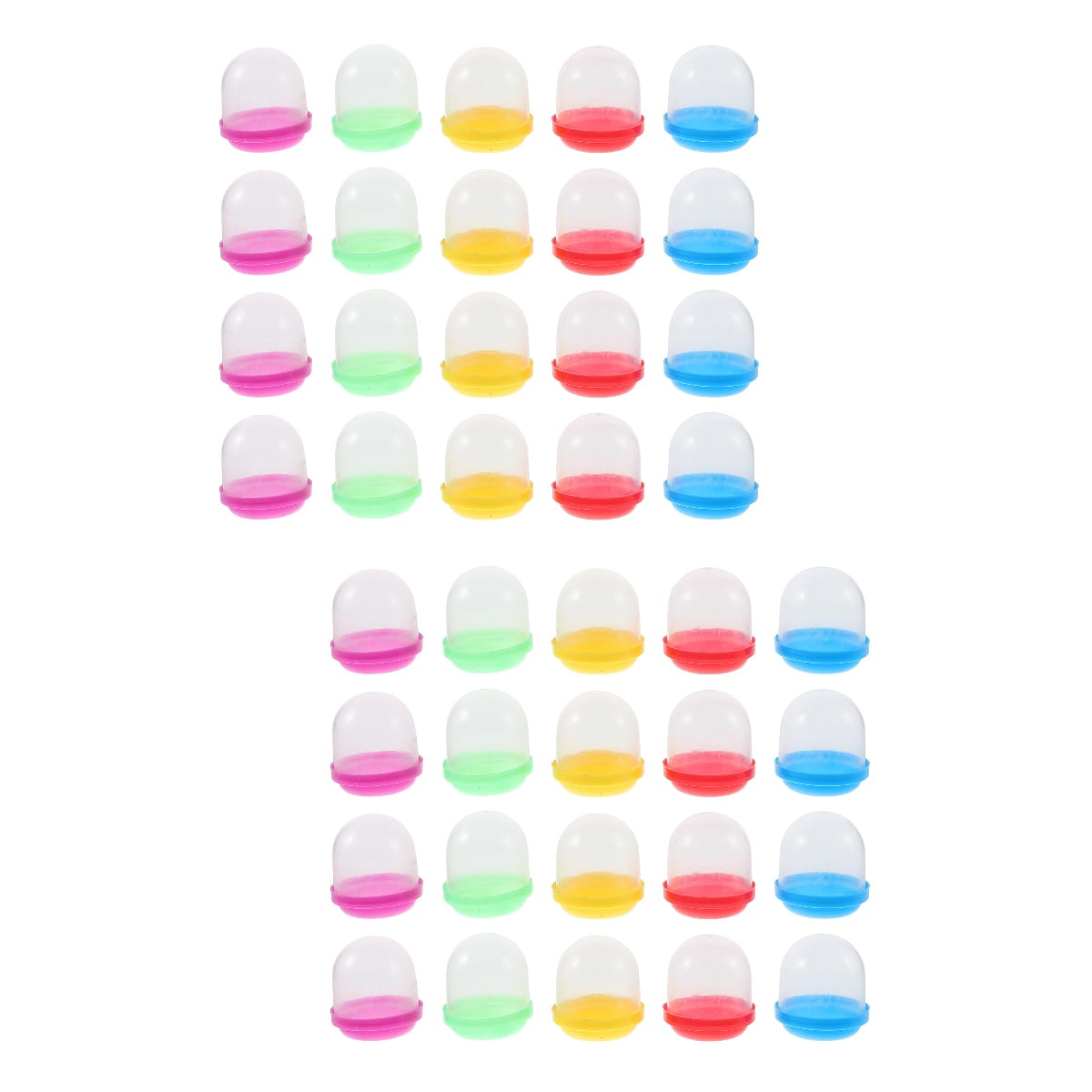 WORGEOUS 100 Pcs Vending Machine Fillable Balls Plastic Balls Twisting ...