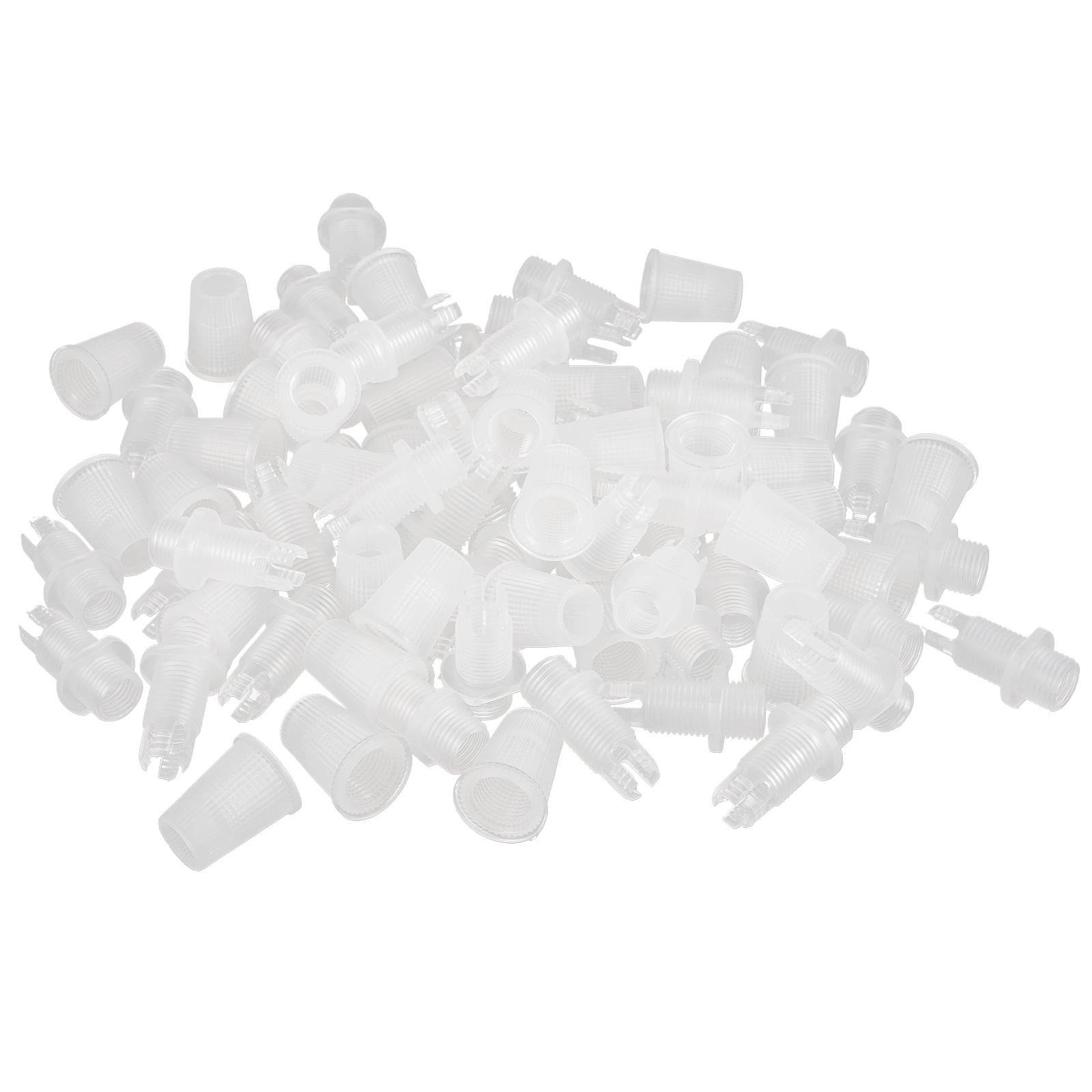 WORGEOUS 100 Pcs Wire Rope Duplex Clamps Cable Clips Lock Cap - Walmart.com