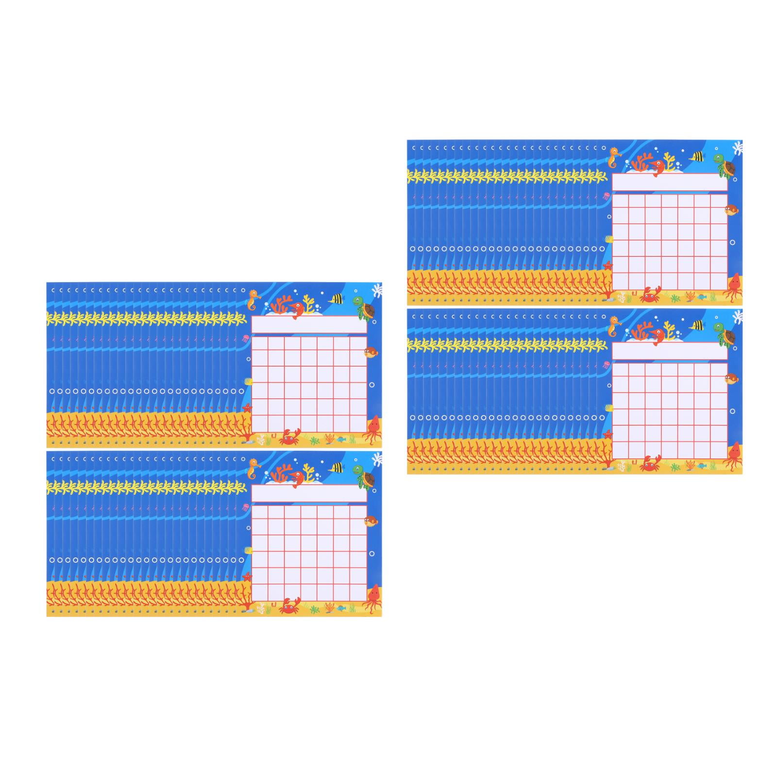WORGEOUS 100 Sheets Charts For Kids Star Charts For Kids Behavior ...