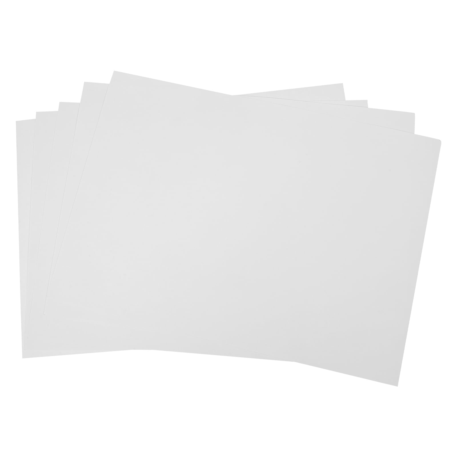 WORGEOUS 100 Sheets Printable Sticker Paper For Printer A4 Blank Labels ...