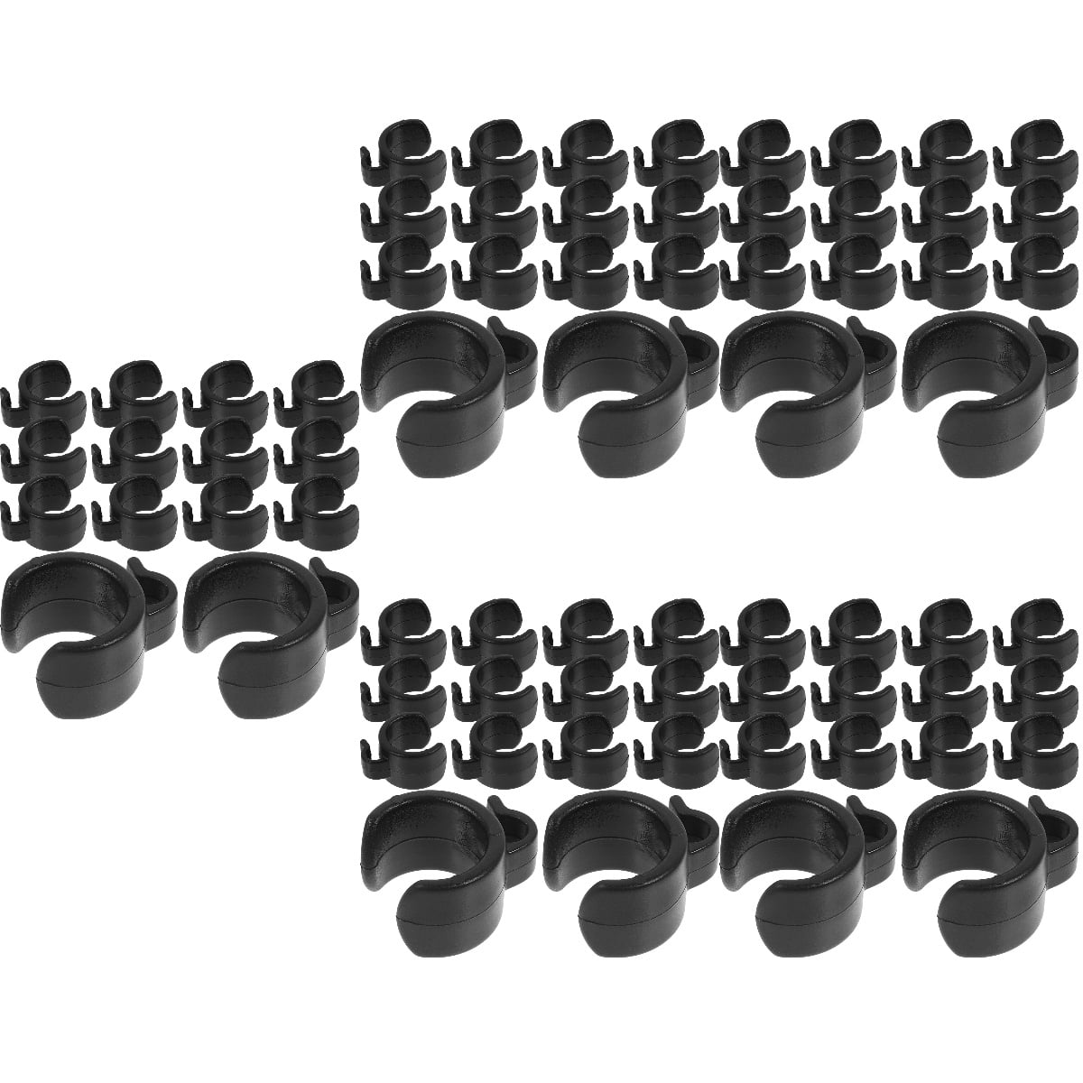 WORGEOUS 100 pcs Cable Clip 20mm Phone Stand Cable Holder Pole Mount ...