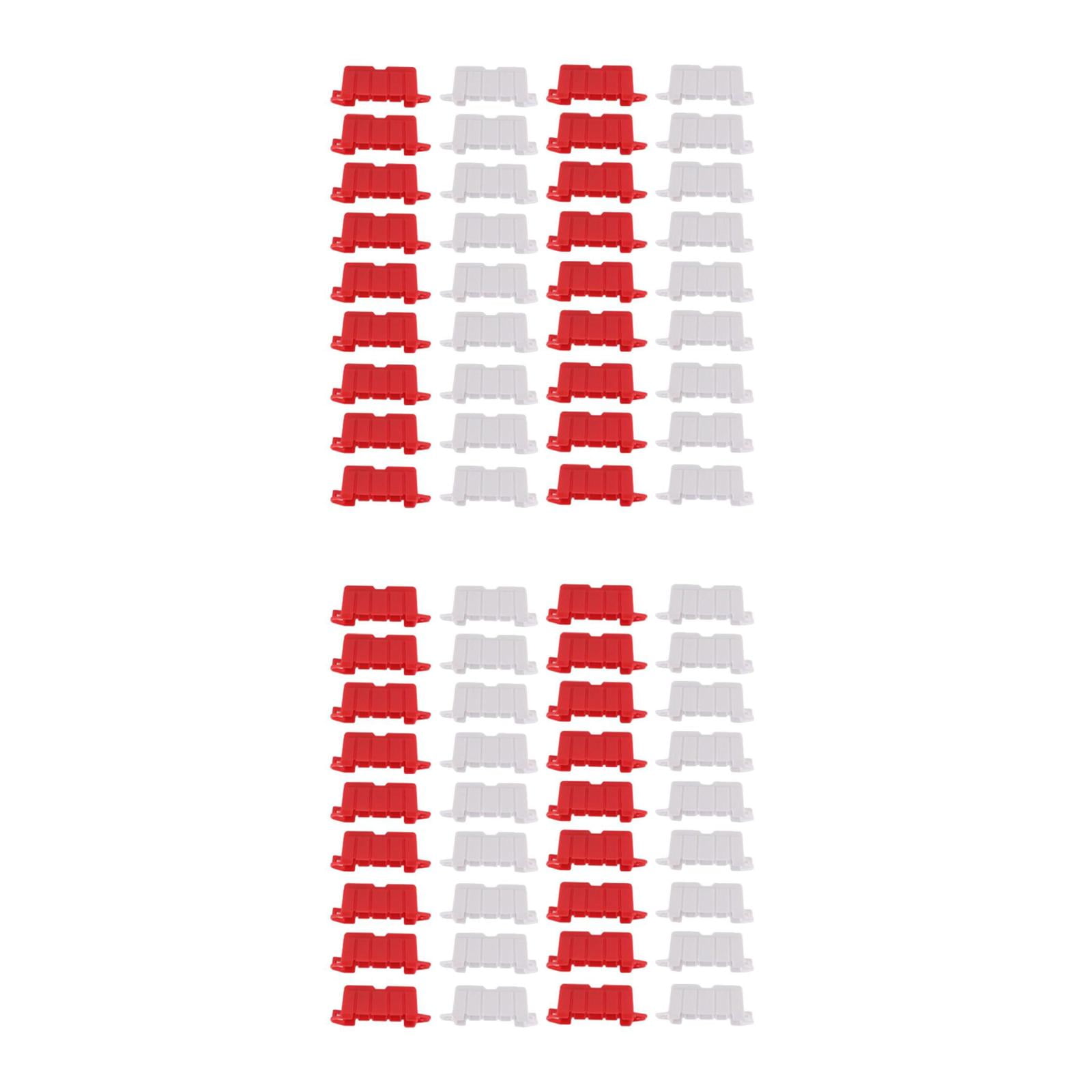 WORGEOUS 100 pcs Mini Roadblocks Traffic Fences Toy Tiny Traffic Fences ...