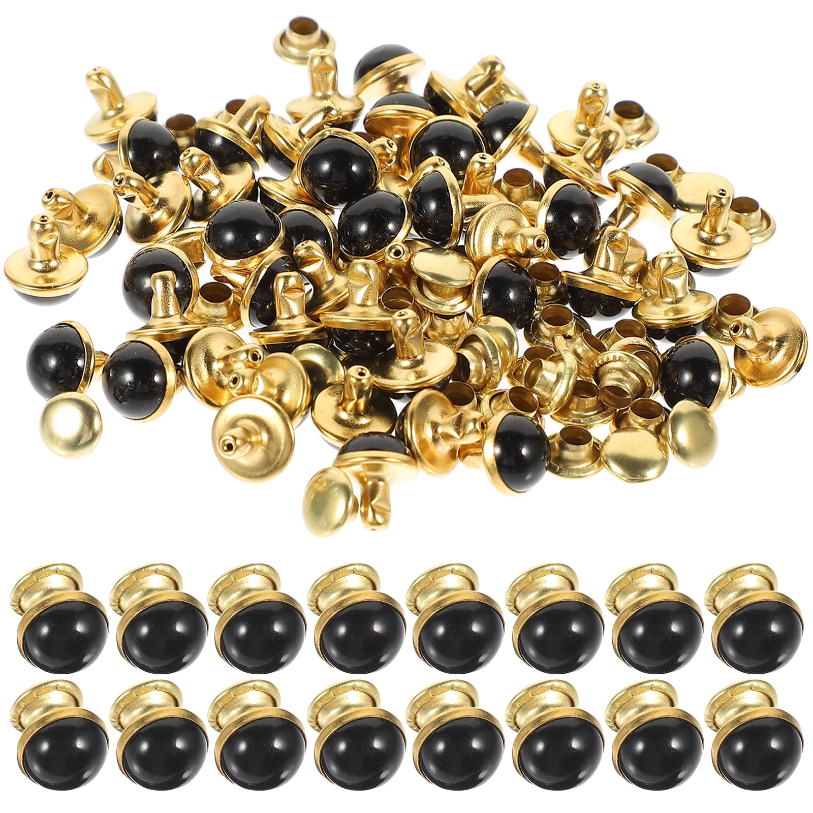 WORGEOUS 100 pcs Shoe Rivet Spikes Turquoise Spikes for Clothing Bag ...