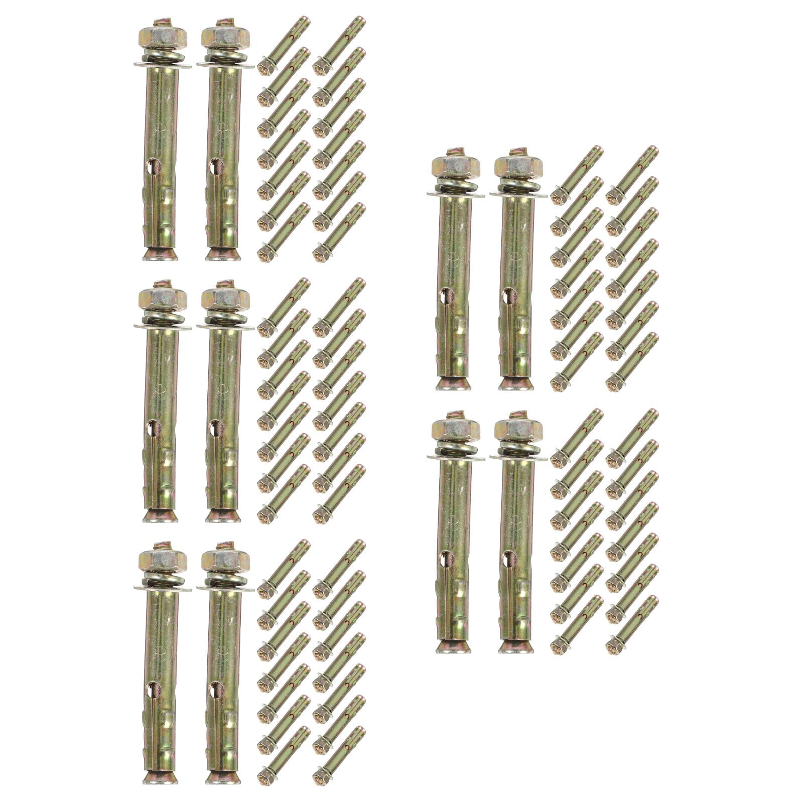 WORGEOUS 100 pcs Steel Expansion Screws for Home Repairs Furniture ...