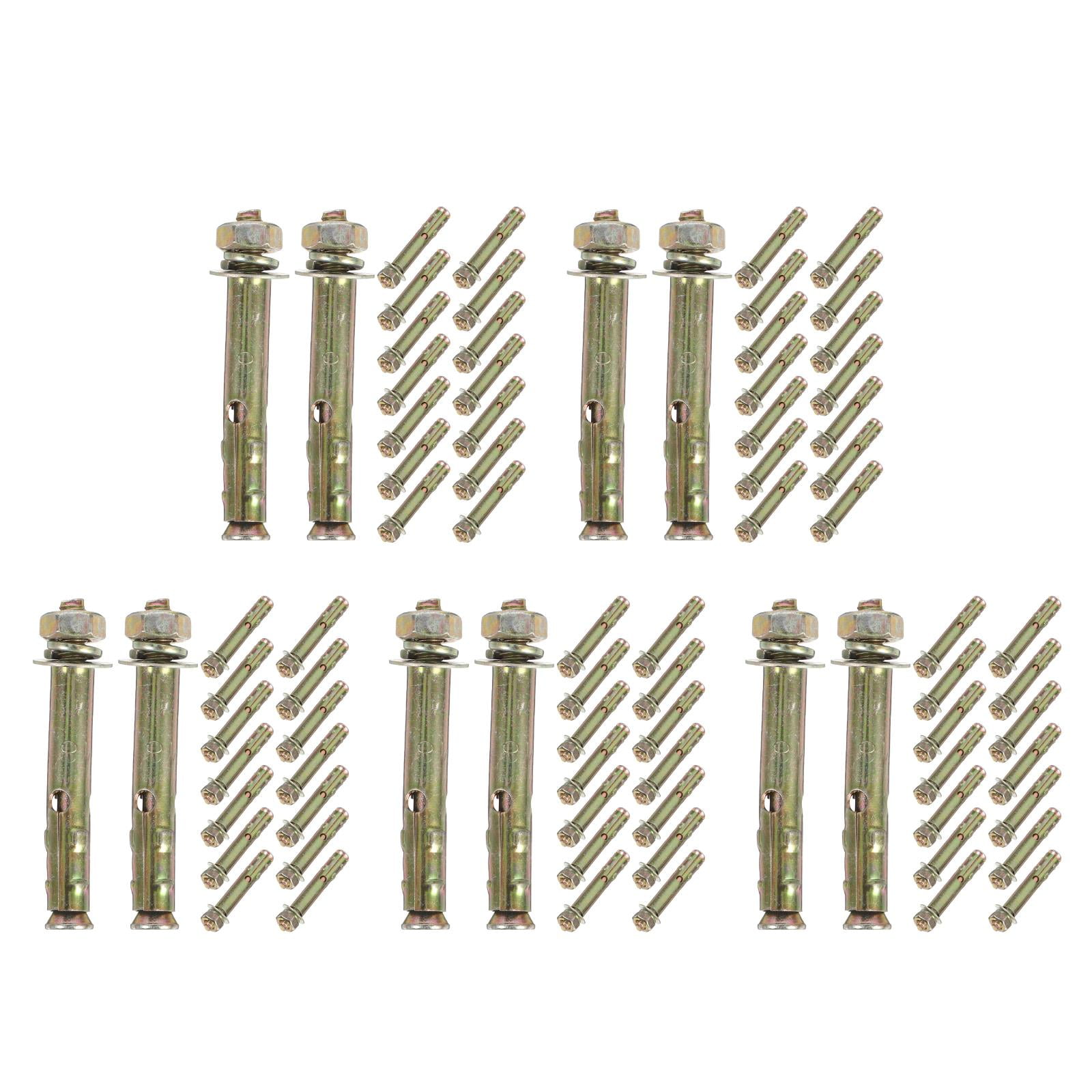 WORGEOUS 100 pcs Versatile Expansion Bolts for Cement Reliable ...