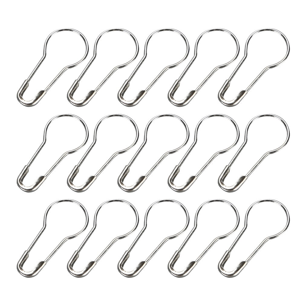 WORGEOUS 1000 Pcs Large Safety Pins for Cloth Diapers Clothing Silver ...