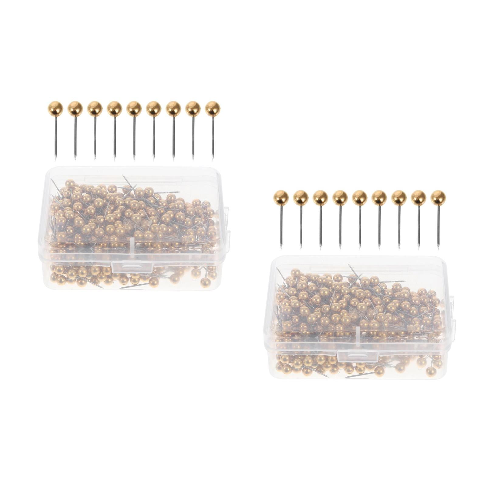 WORGEOUS 1000 pcs Thumb Tacks Replacements Thumbtack Push Pins For Wood ...