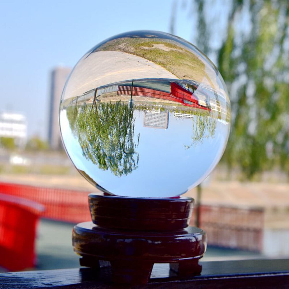 WORGEOUS 100MM Crystal Ball Photography Prop Meditation Ball Juggling ...
