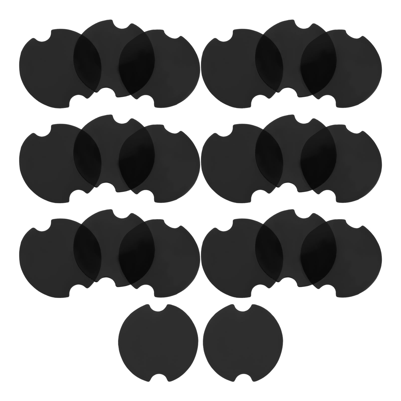 WORGEOUS 100pcs Black Plastic Ring Display Cards For Jewelry Showcases ...