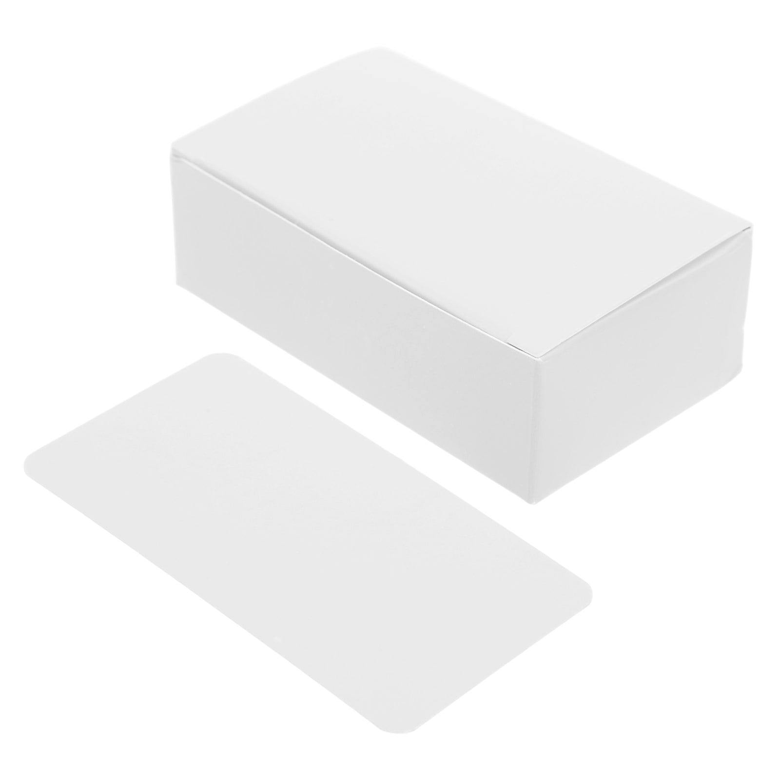 WORGEOUS 100pcs Blank Index Cards With Rounded Corners For Flash Cards ...