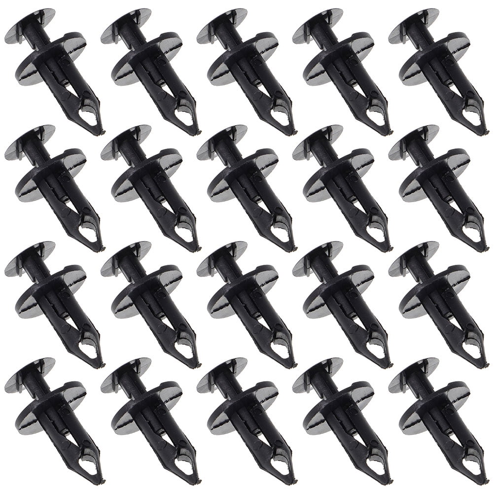 WORGEOUS 100pcs Car Push Type Retainer Clips For Bumper Splash Shield ...