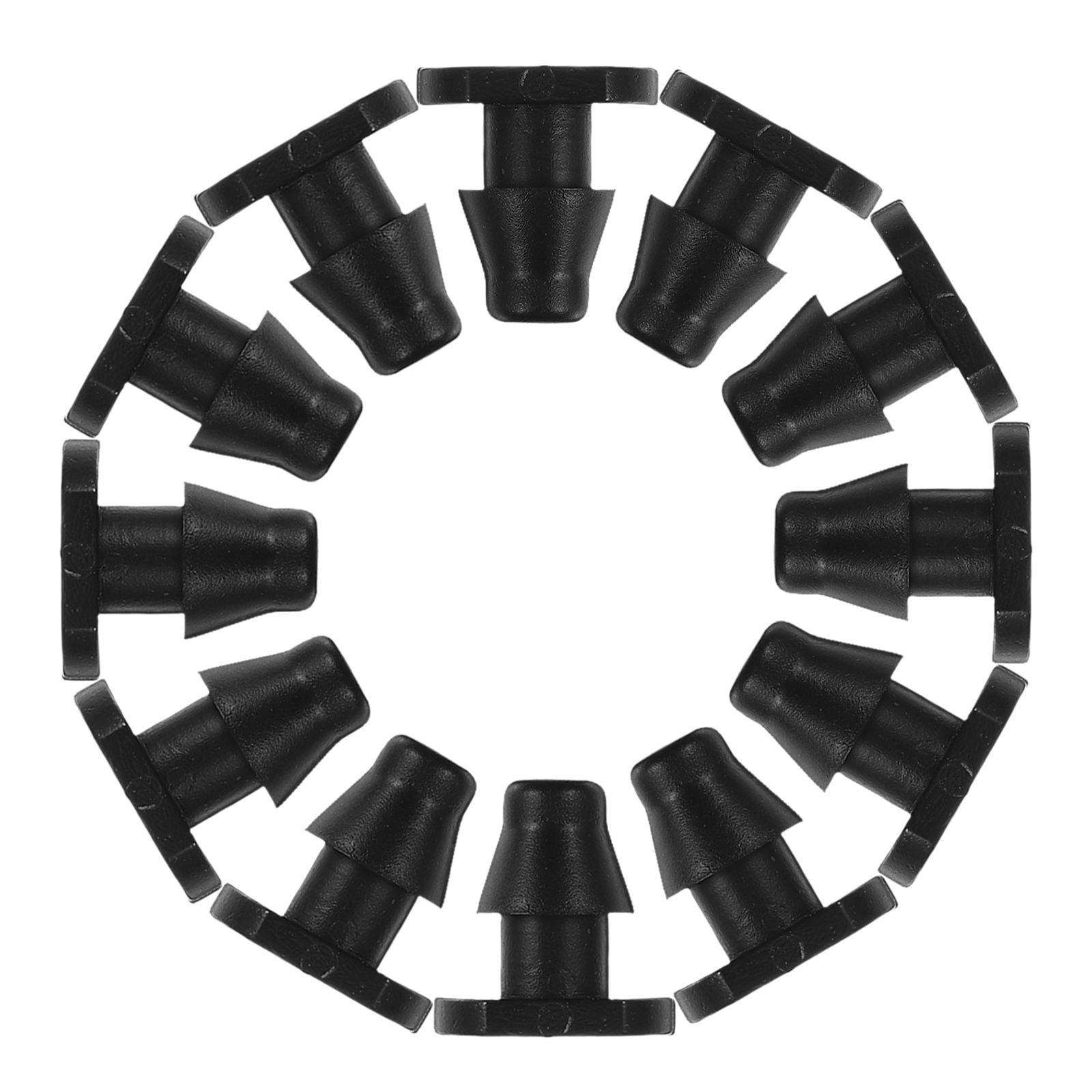 WORGEOUS 100pcs Drip Irrigation Barbed End Plugs for Sprinkler Systems ...