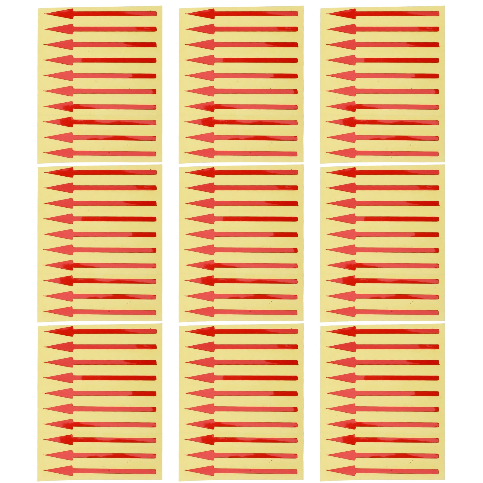 WORGEOUS 100pcs Indicating Stickers Small Arrow Stickers Arrow ...