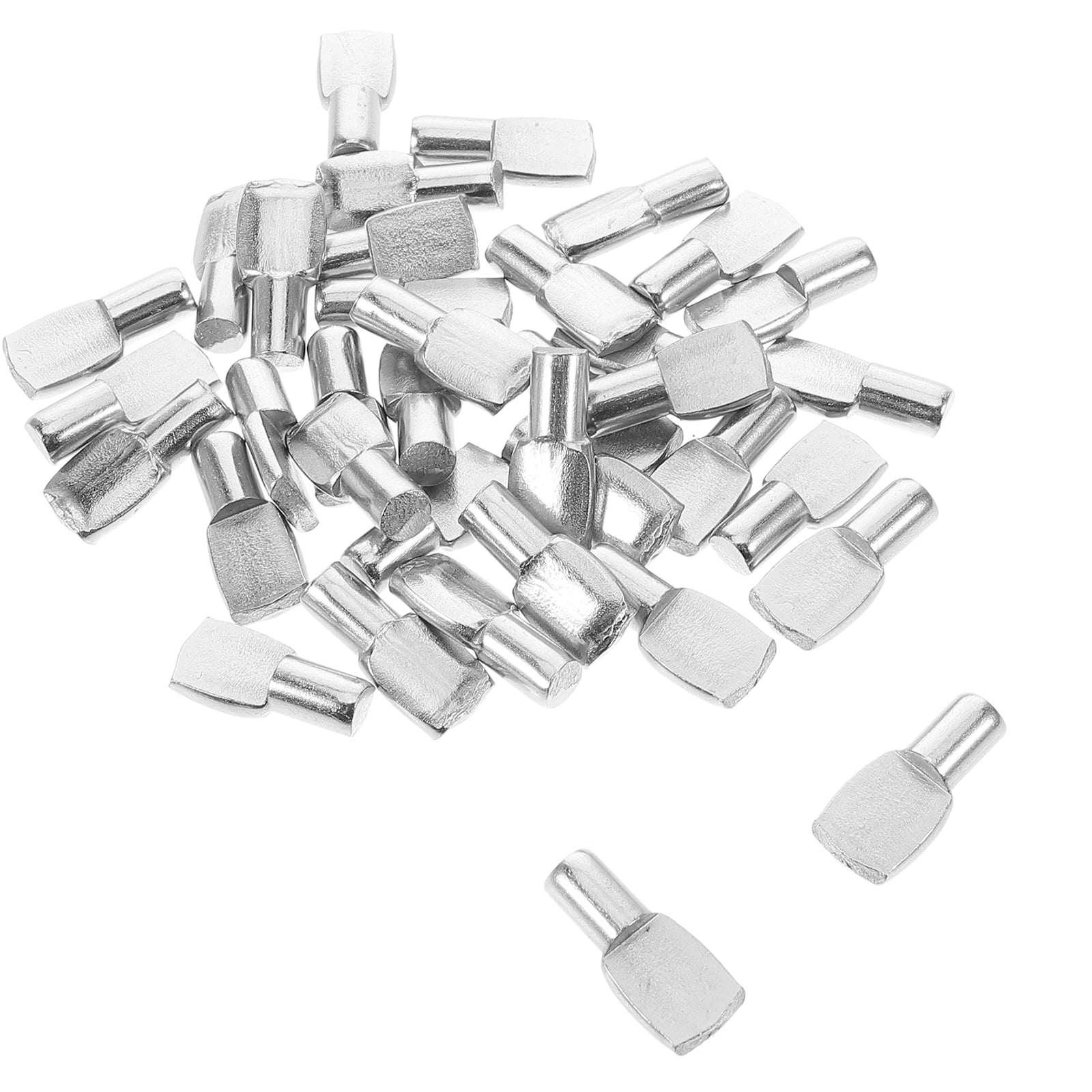 WORGEOUS 100pcs Metal Shelf Pins Brackets Pegs For Shelves In Cabinet ...