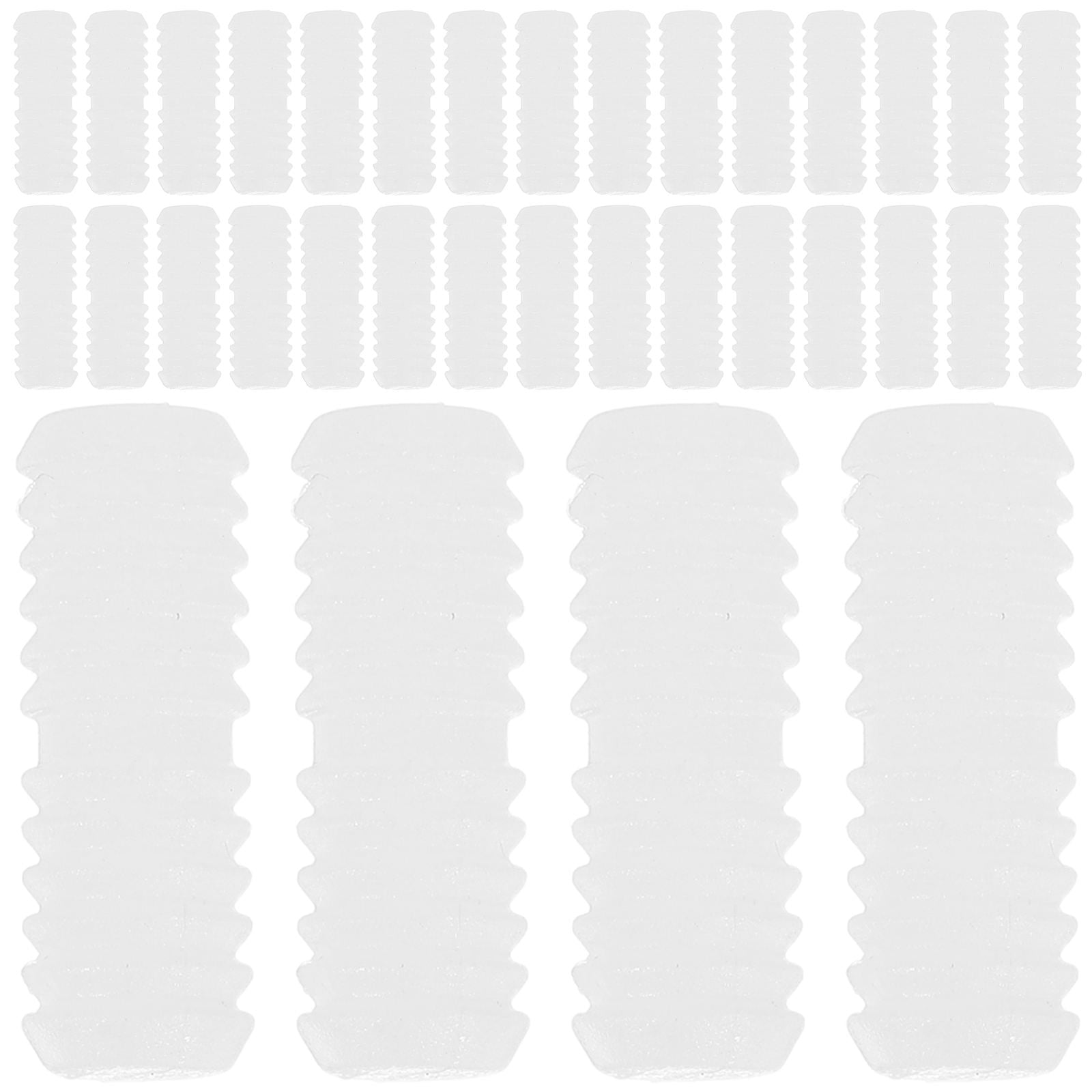 WORGEOUS 100pcs Nylon Grid Hidden Fasteners Double-Headed Furniture ...