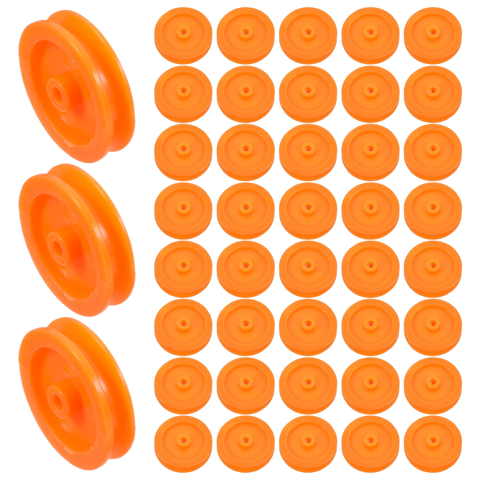 WORGEOUS 100pcs Plastic Belt Pulley Small Wheel 1.95mm Hole Gear for RC ...