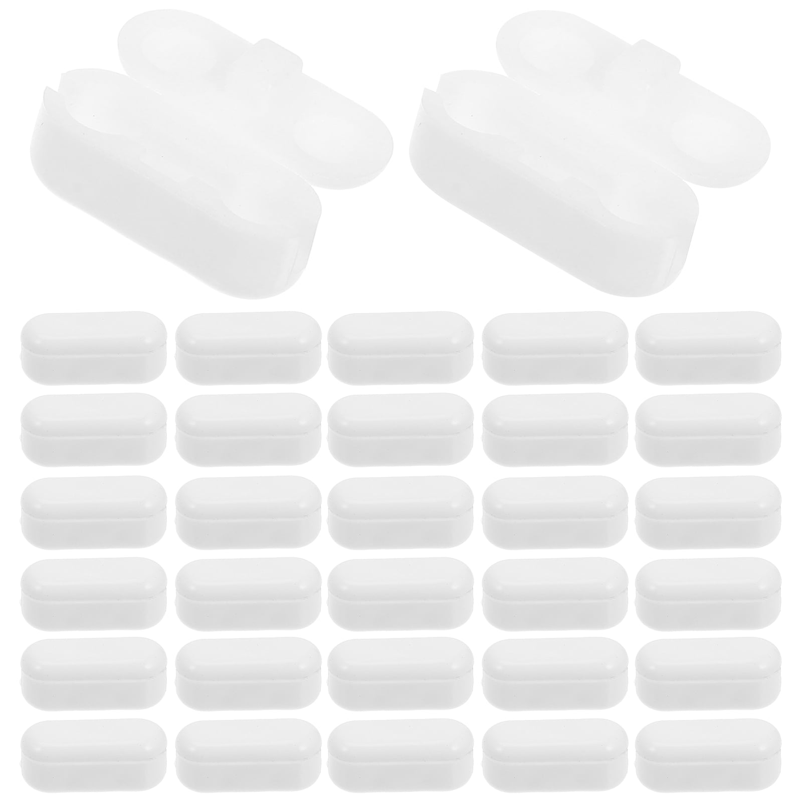 WORGEOUS 100pcs Plastic Connector Plastic Clips Blind Clips Replacement ...