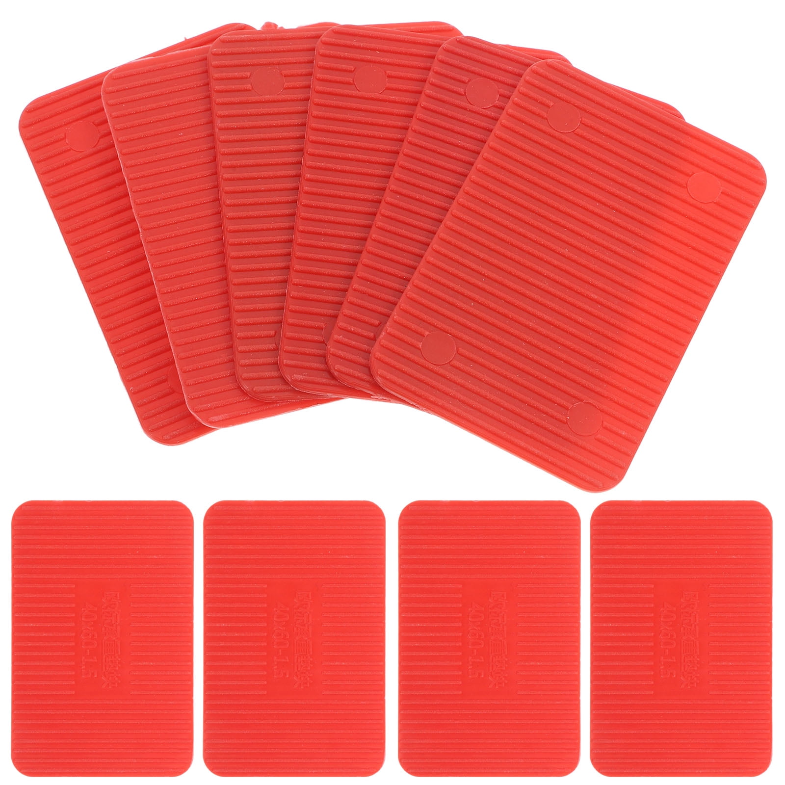 WORGEOUS 100pcs Plastic Furniture Shims Flat Shims Plastic Construction ...