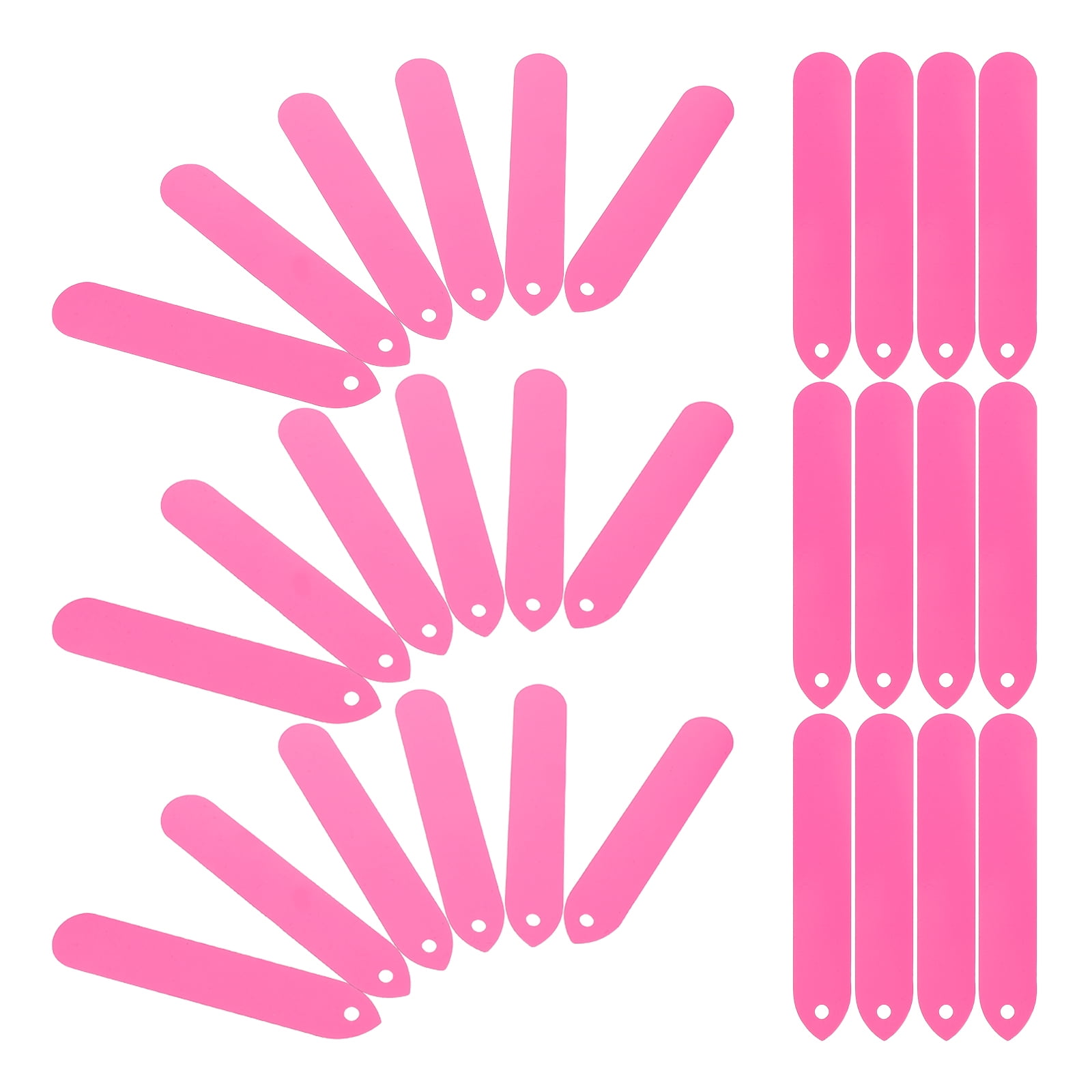 WORGEOUS 100pcs Plastic Plant Labels Garden Name Tags For Flower Pots ...