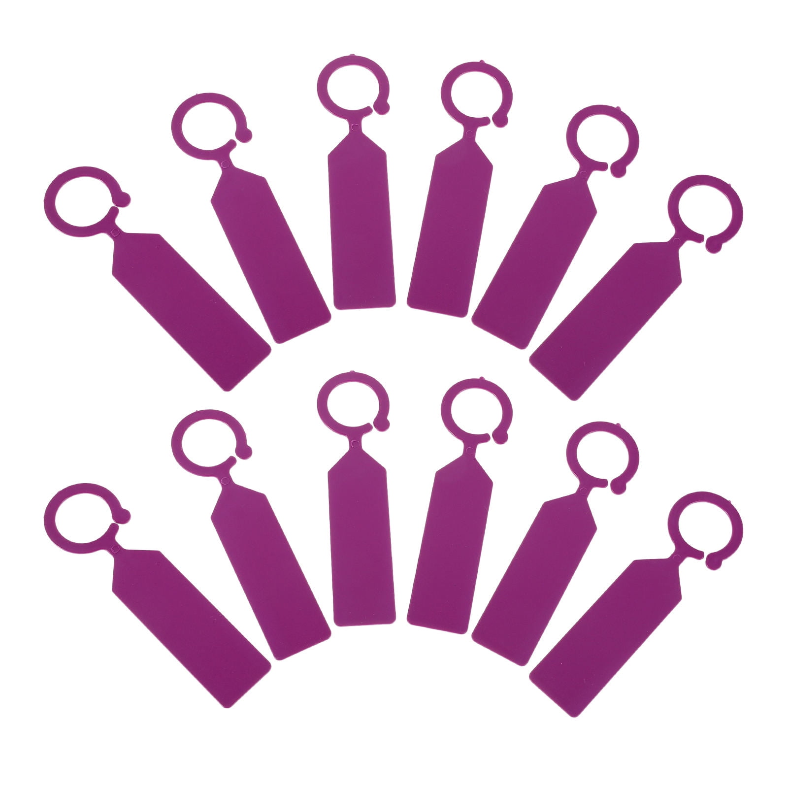 WORGEOUS 100pcs Plastic Seedling Labels Hanging Tree Name Tags for ...