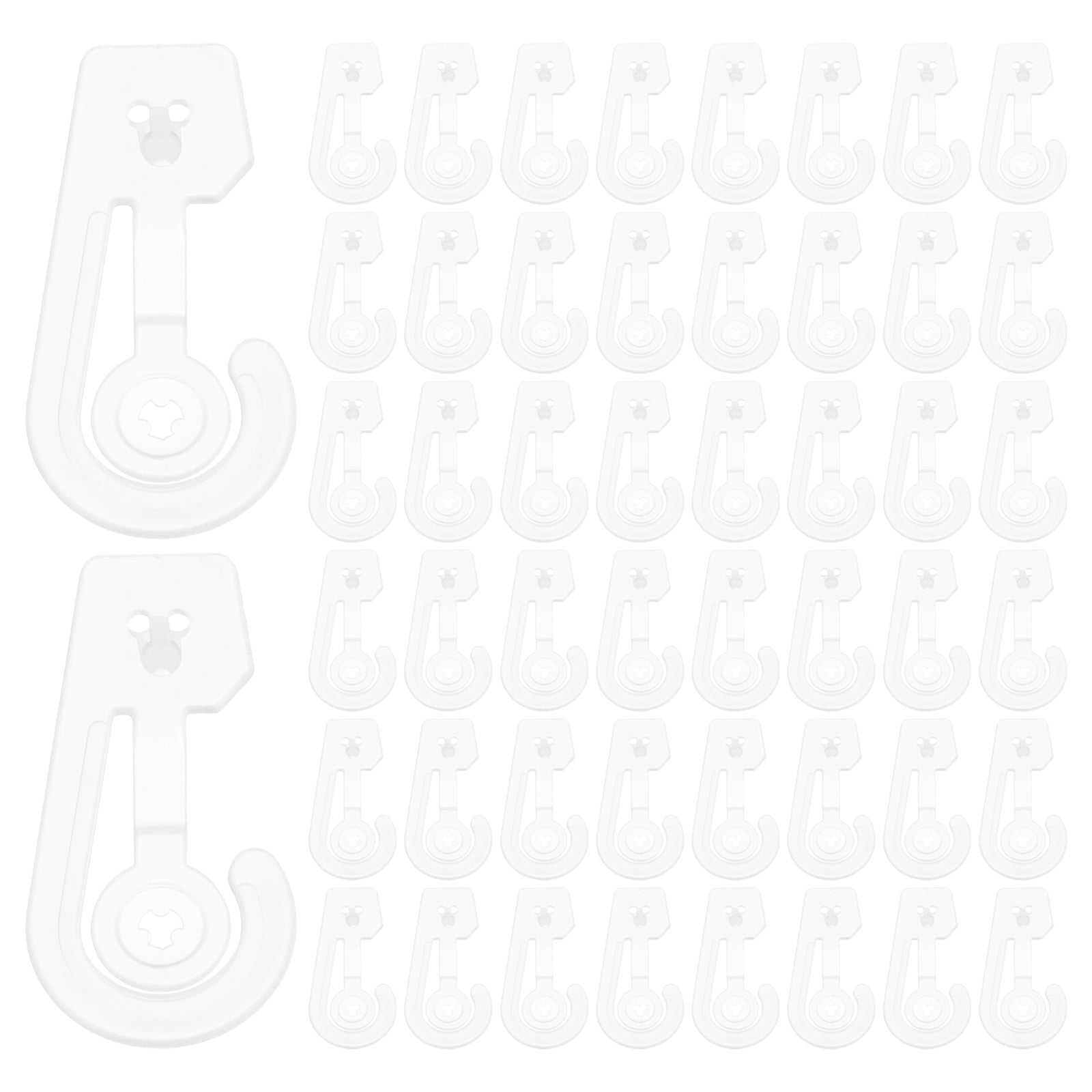 WORGEOUS 100pcs Plastic Snap Hook Securely Holding Document Bags Clip ...