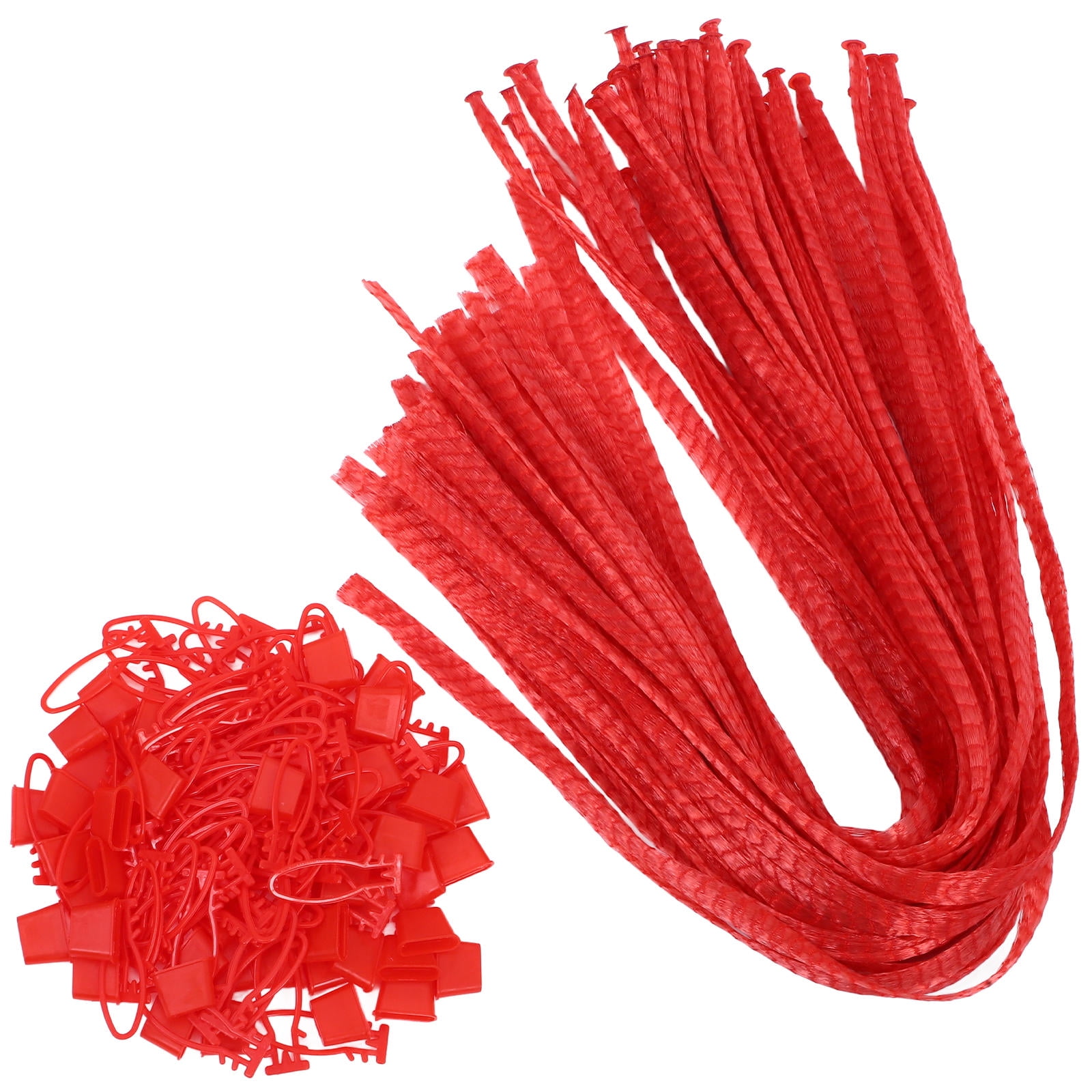 WORGEOUS 100pcs Reusable Produce Mesh Bags Strong Stretchable Nylon ...