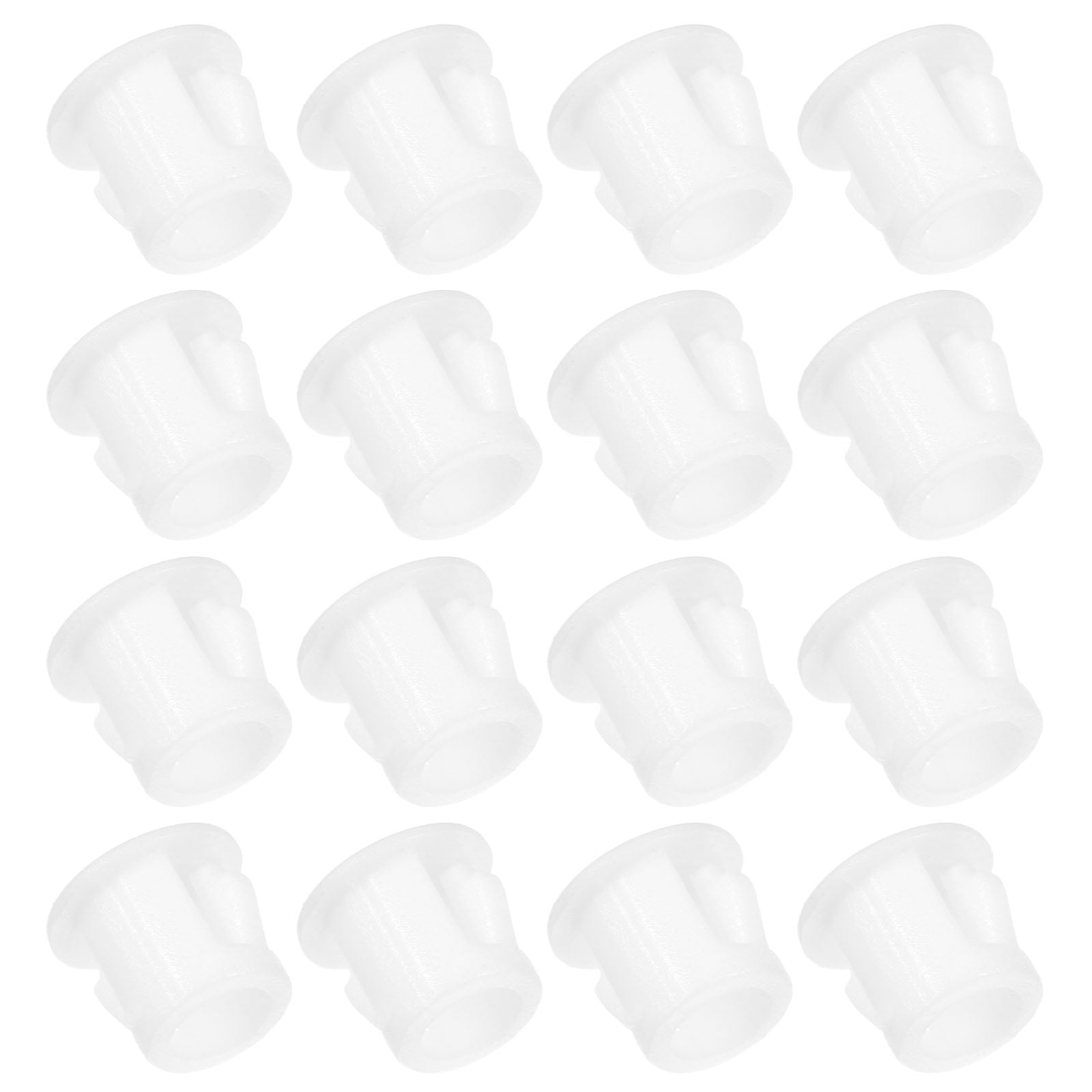 WORGEOUS 100pcs White Plastic Screw Hole Plugs For Cabinets Furniture ...