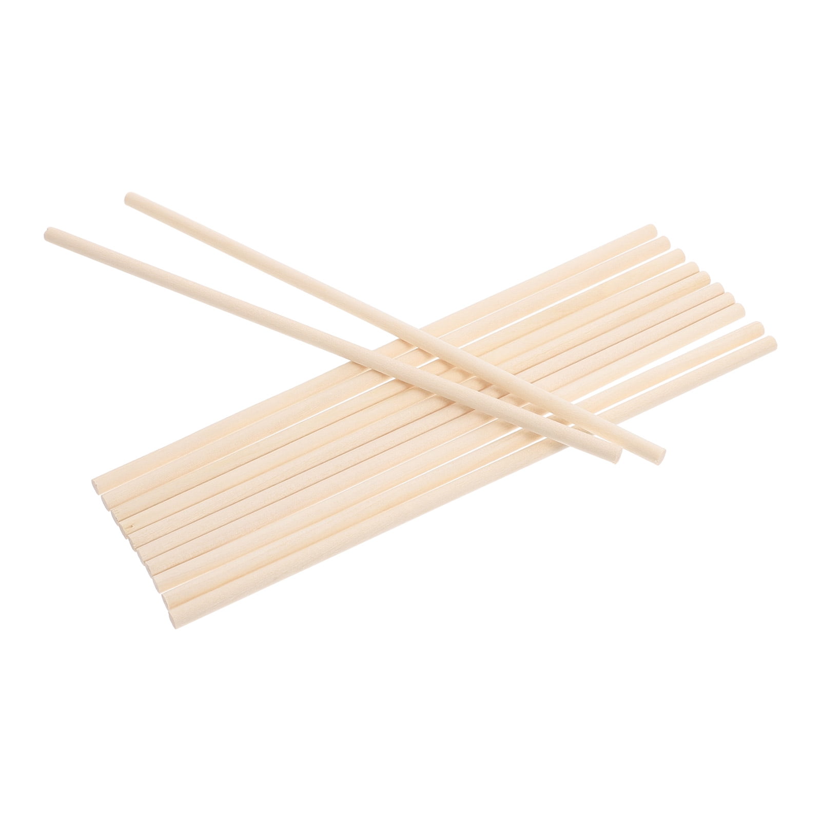 WORGEOUS 100pcs Wood Sticks Craft Supply Craft Making Wooden Rods Wood ...